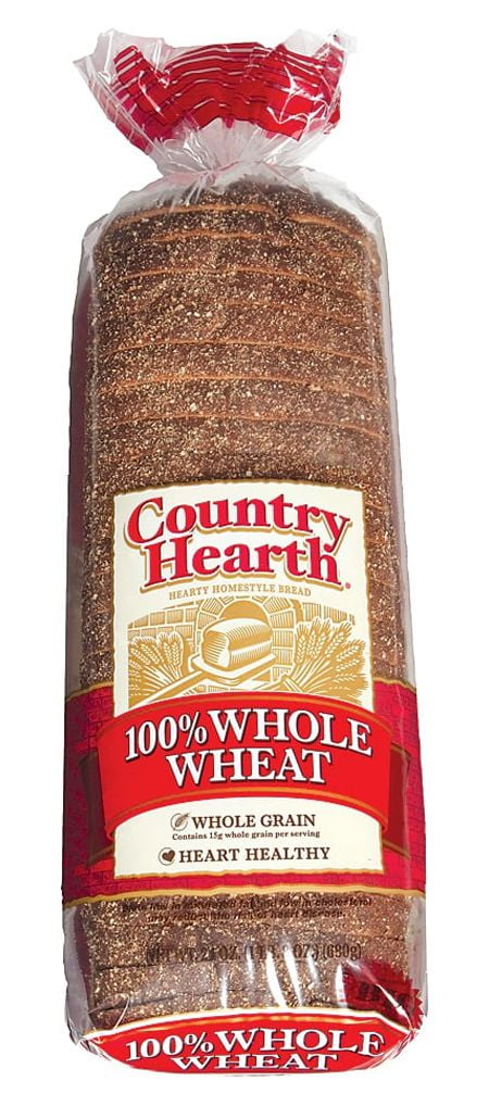 Pan O Gold Country Hearth 100% Wheat Bread - Walmart.com