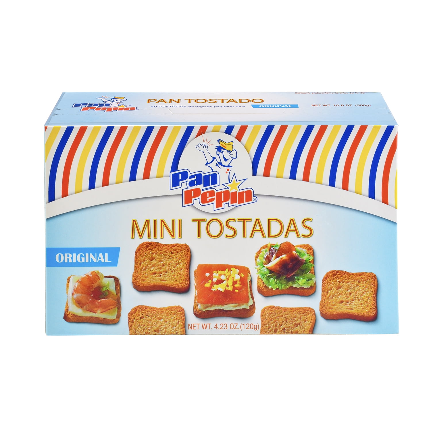 Pan Pepin, Mini Bread ,Toasts White, 4.23 oz, Shelf Stable - Walmart.com
