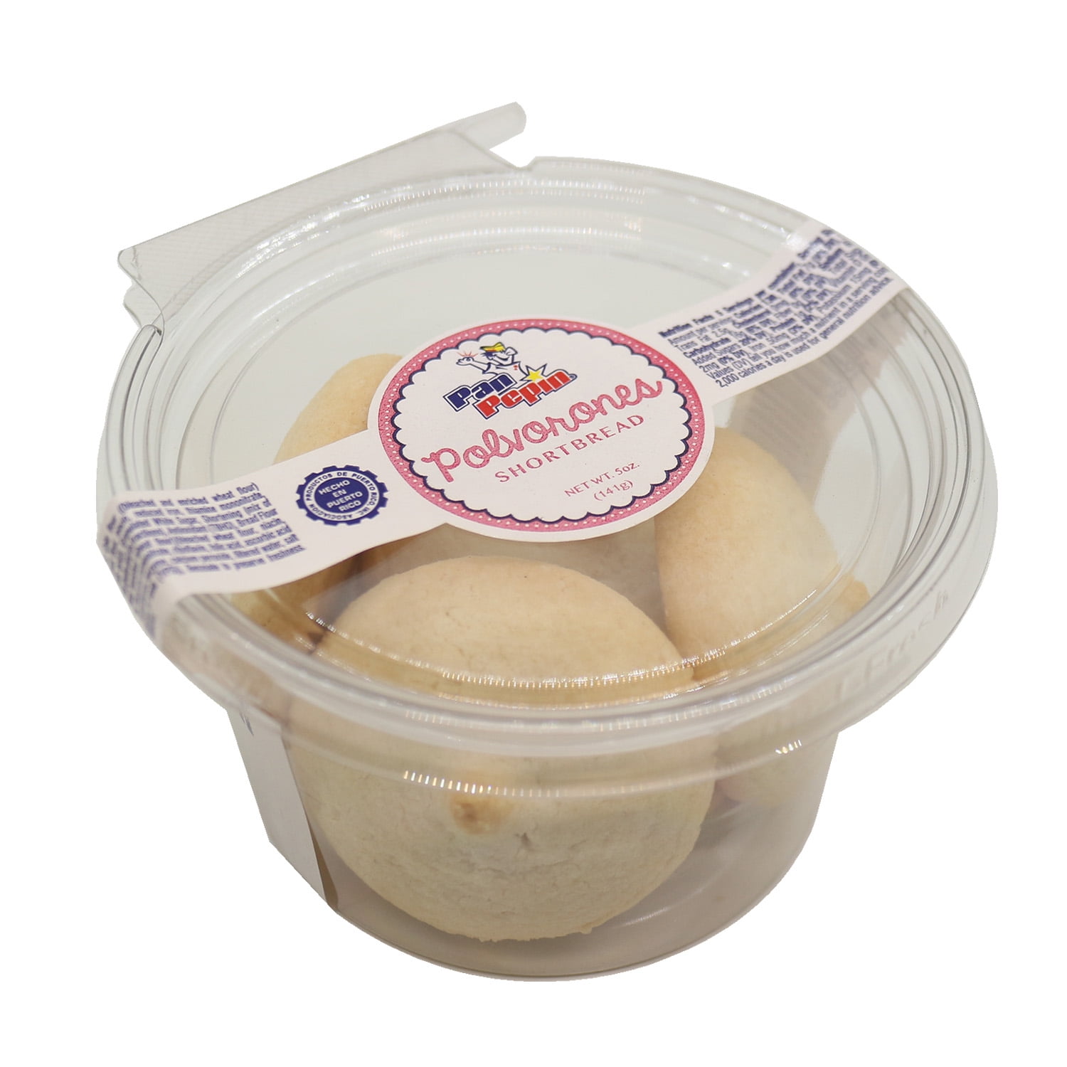 Pan Pepin, Polvorones Cookies, 5 oz, 5 Count - Walmart.com