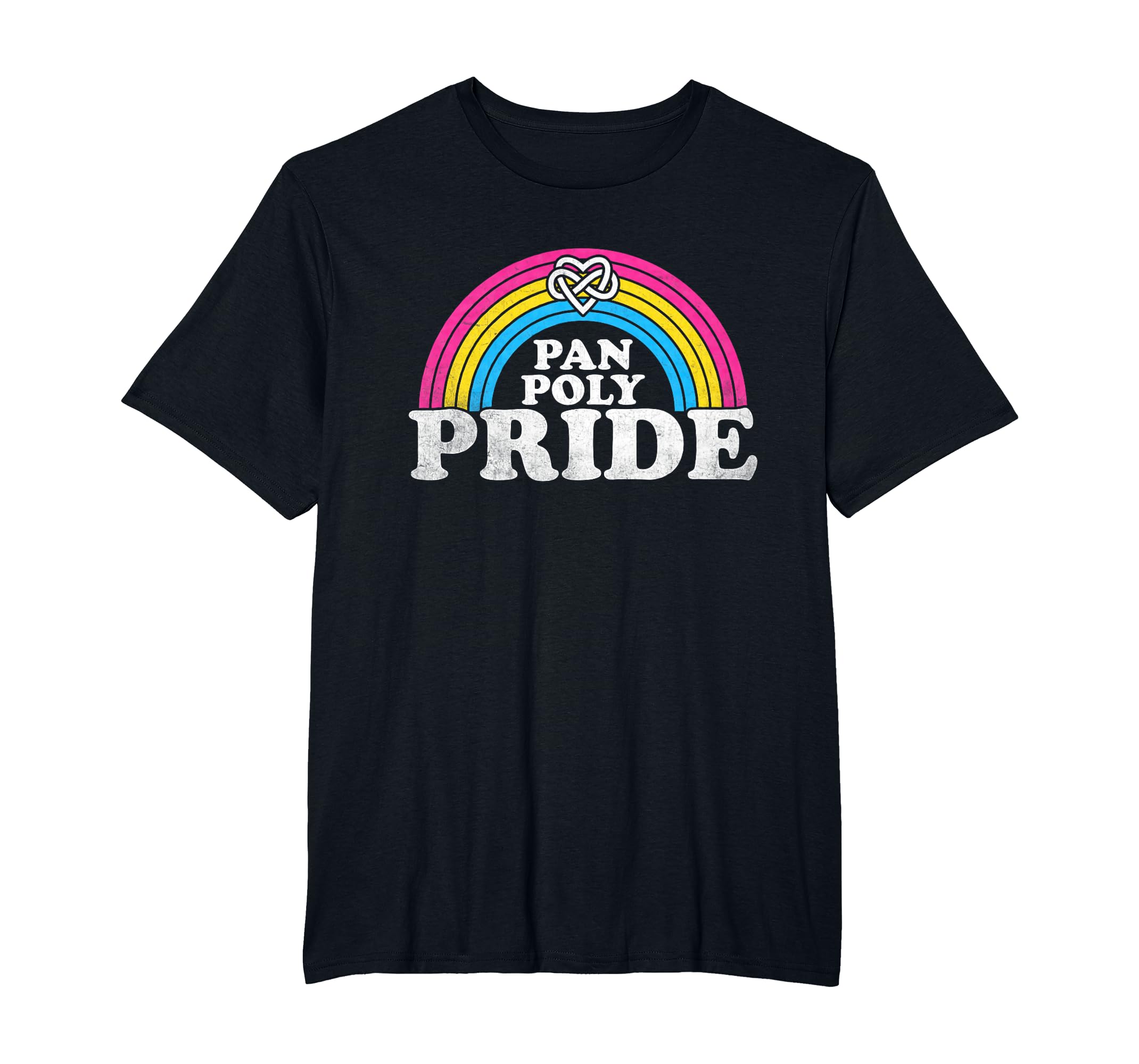 Pan Poly Pride - Polyamory Pansexual Pride Rainbow T-Shirt - Walmart.com