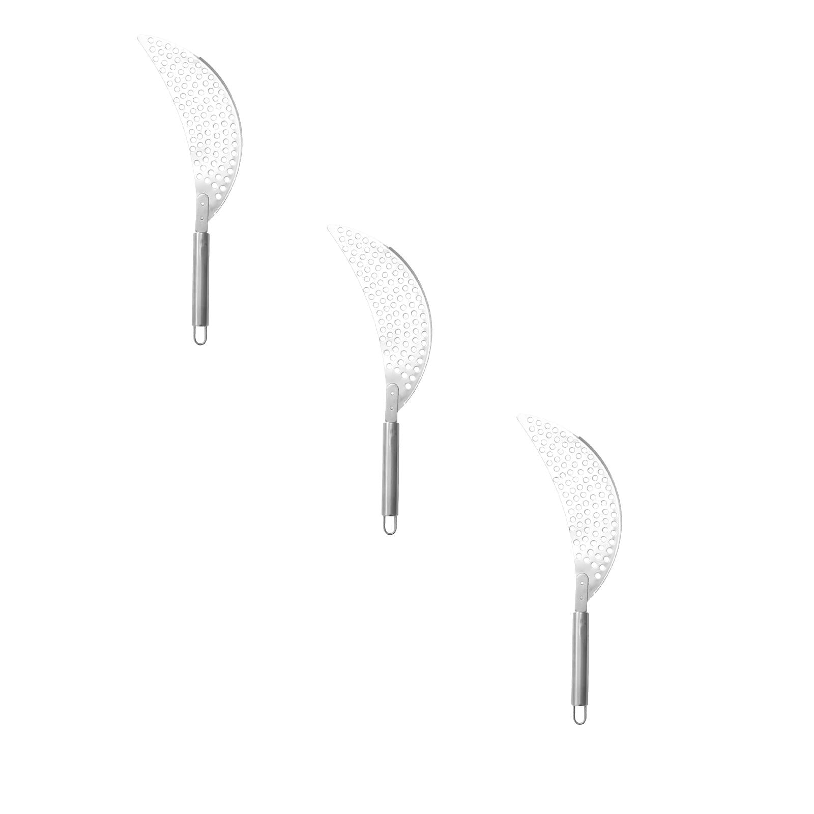 Pan Pot Strainer with Handle Stainless Steel Hand Held Drainer for ...