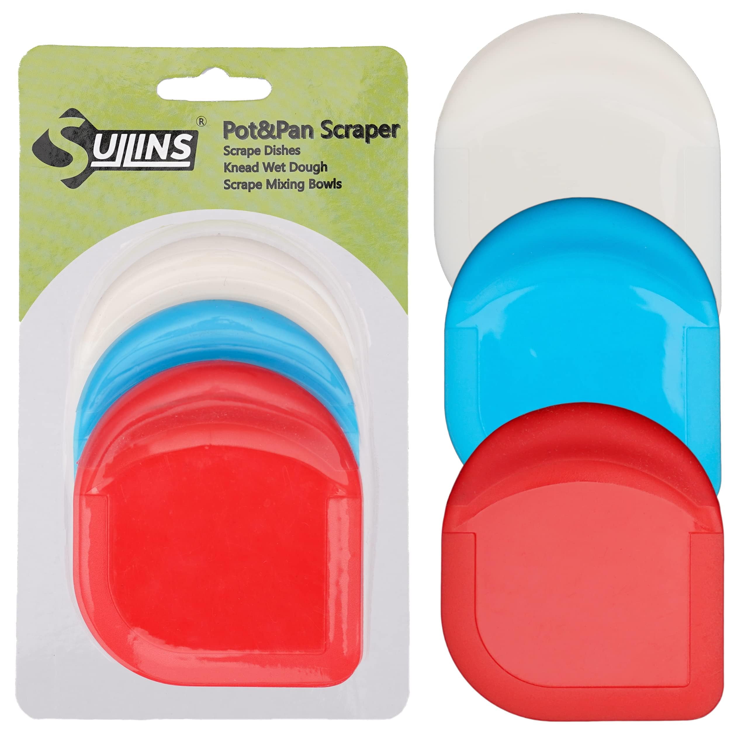 Pan Scraper, Pack Of 3 | Pan Scraper Tool | Pot Scraper | Dish Scraper ...