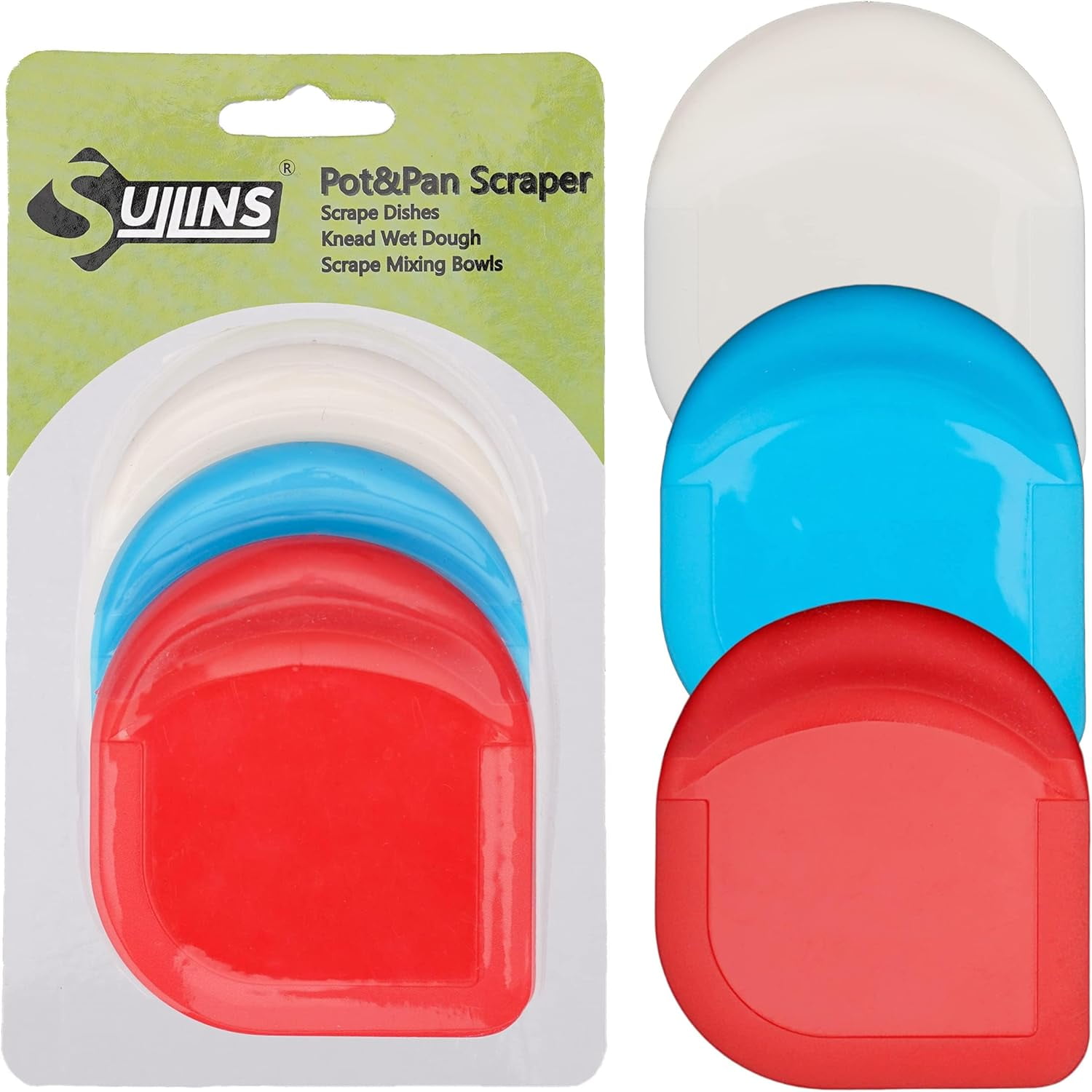 Pan Scraper, Pack Of 3 | Pan Scraper Tool | Pot Scraper | Dish Scraper ...