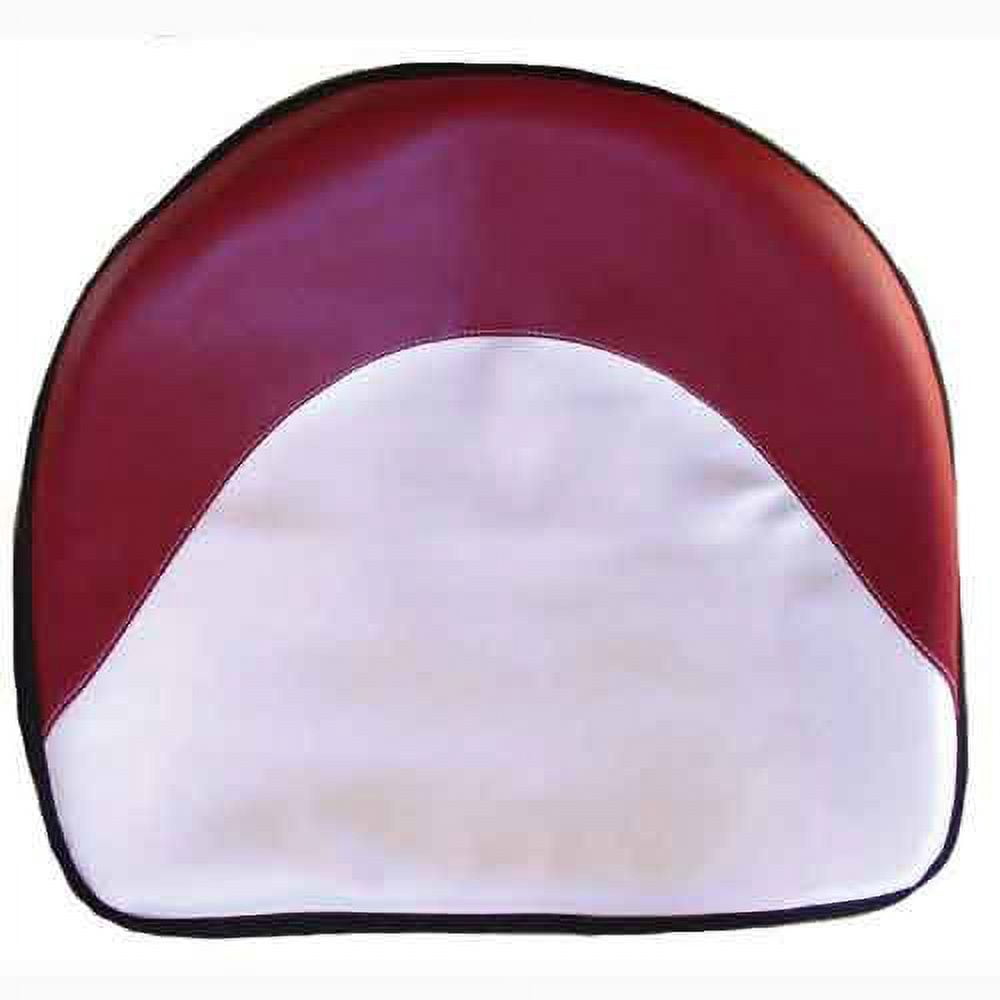 Pan Seat 21" Deluxe Cushion Vinyl Red and White fits International ...
