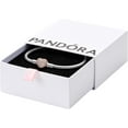 Pan——dora Moments Sparkling Heart Clasp Snake Chain Bracelet ...