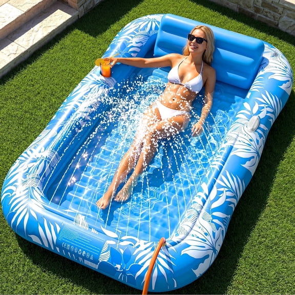Inflatable Pool Floats and Loungers for Sunbathing and Pool Relaxation