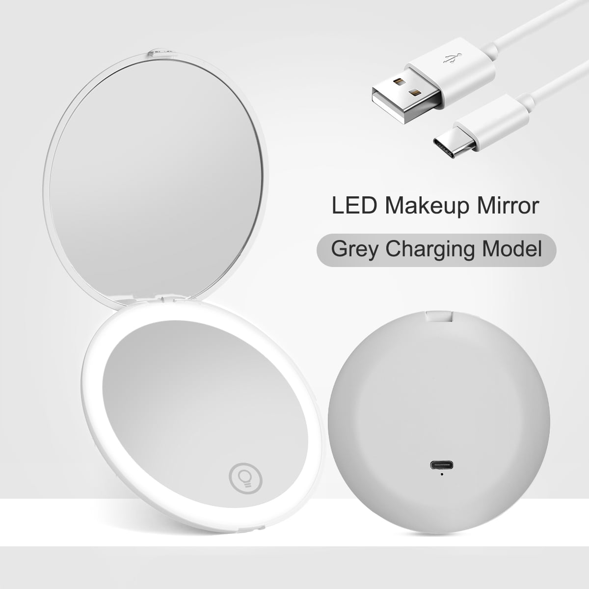 PanBiqintyy Compact Magnifying Makeup Mirror Portable Folding Cosmetic ...