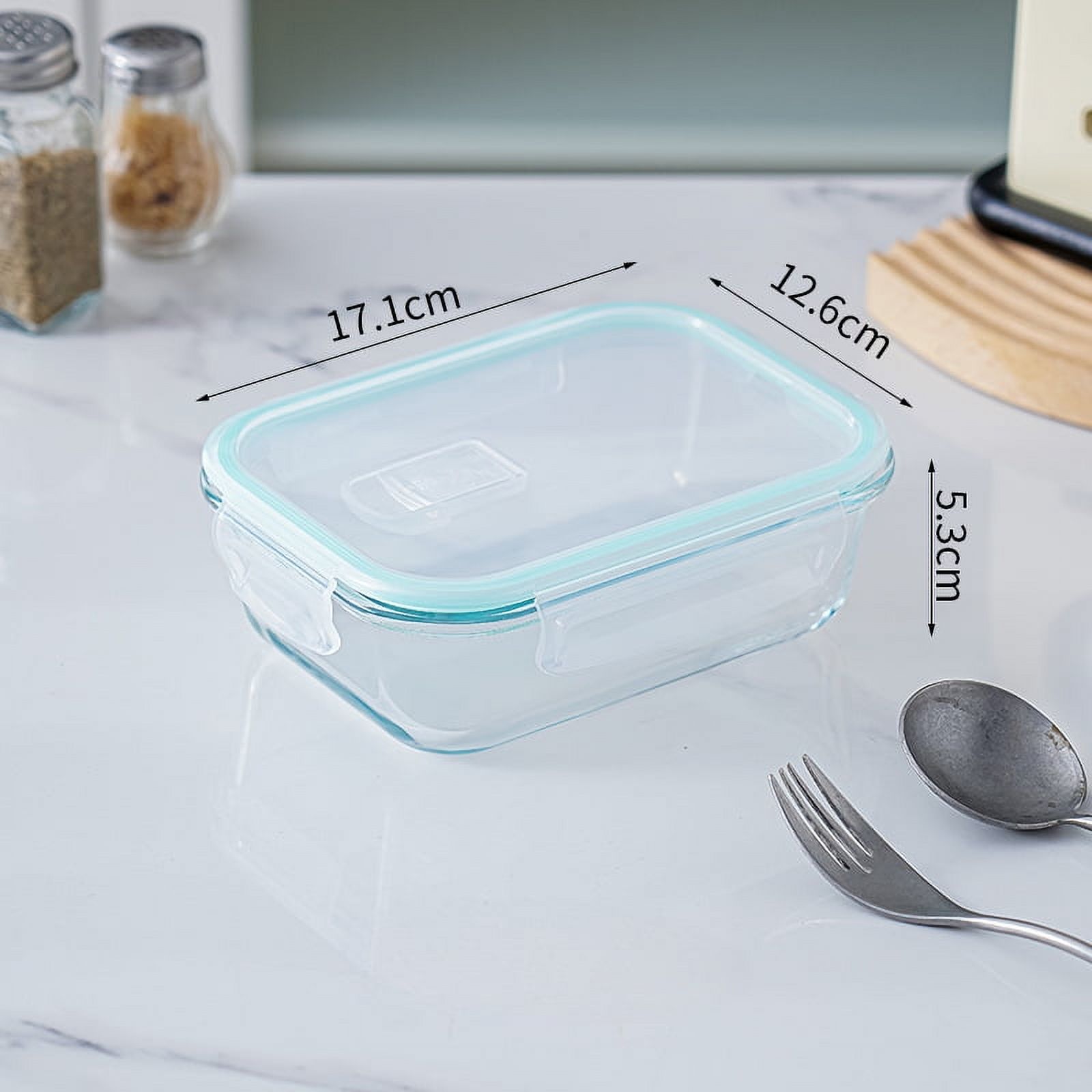PanBiqintyy Glass Fresh-Keeping Box High Borosilicate Heat-Resistant ...