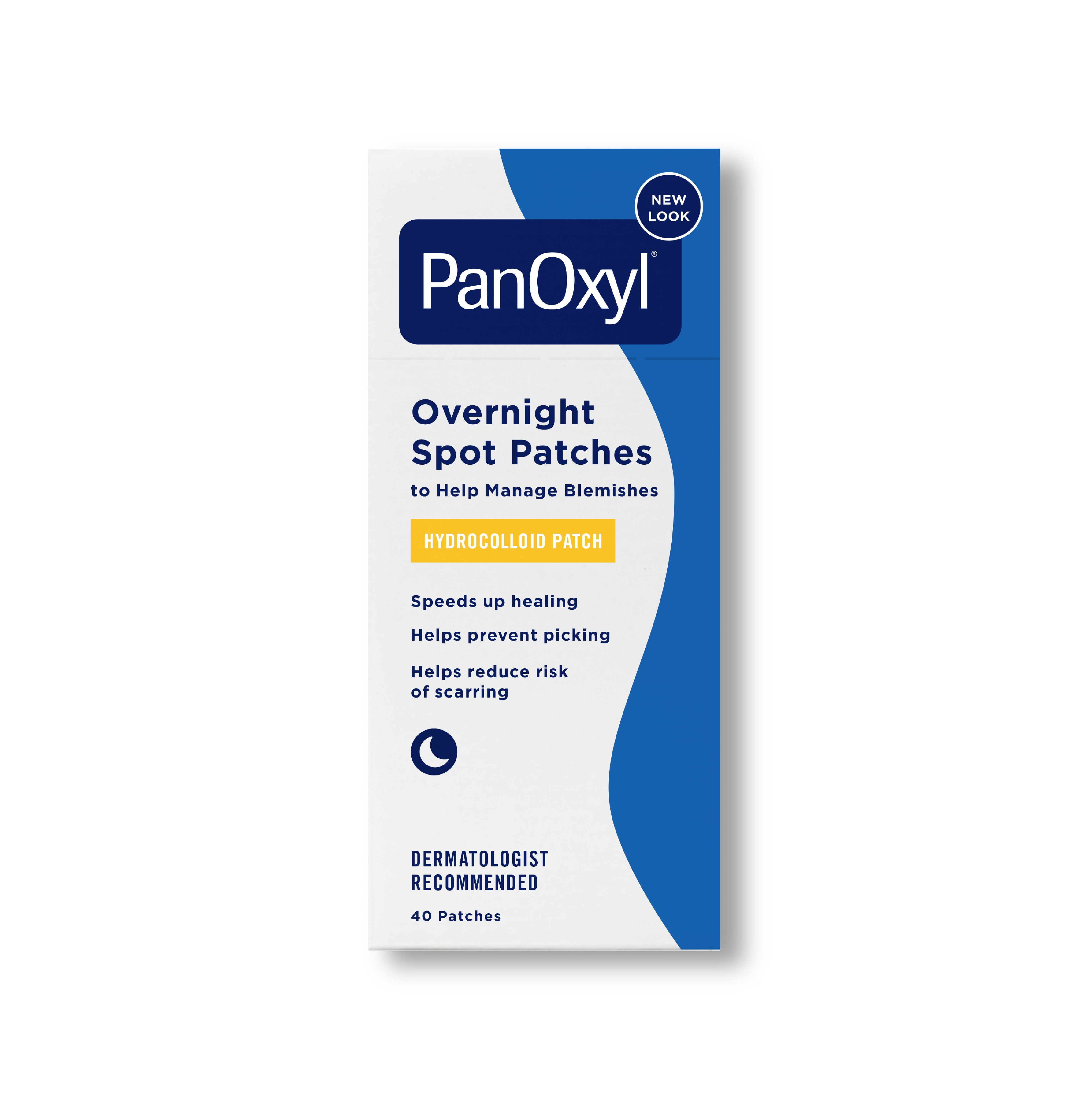 PanOxyl Overnight Spot Patches for Face, Pimple Patch, Clear, 40 ...