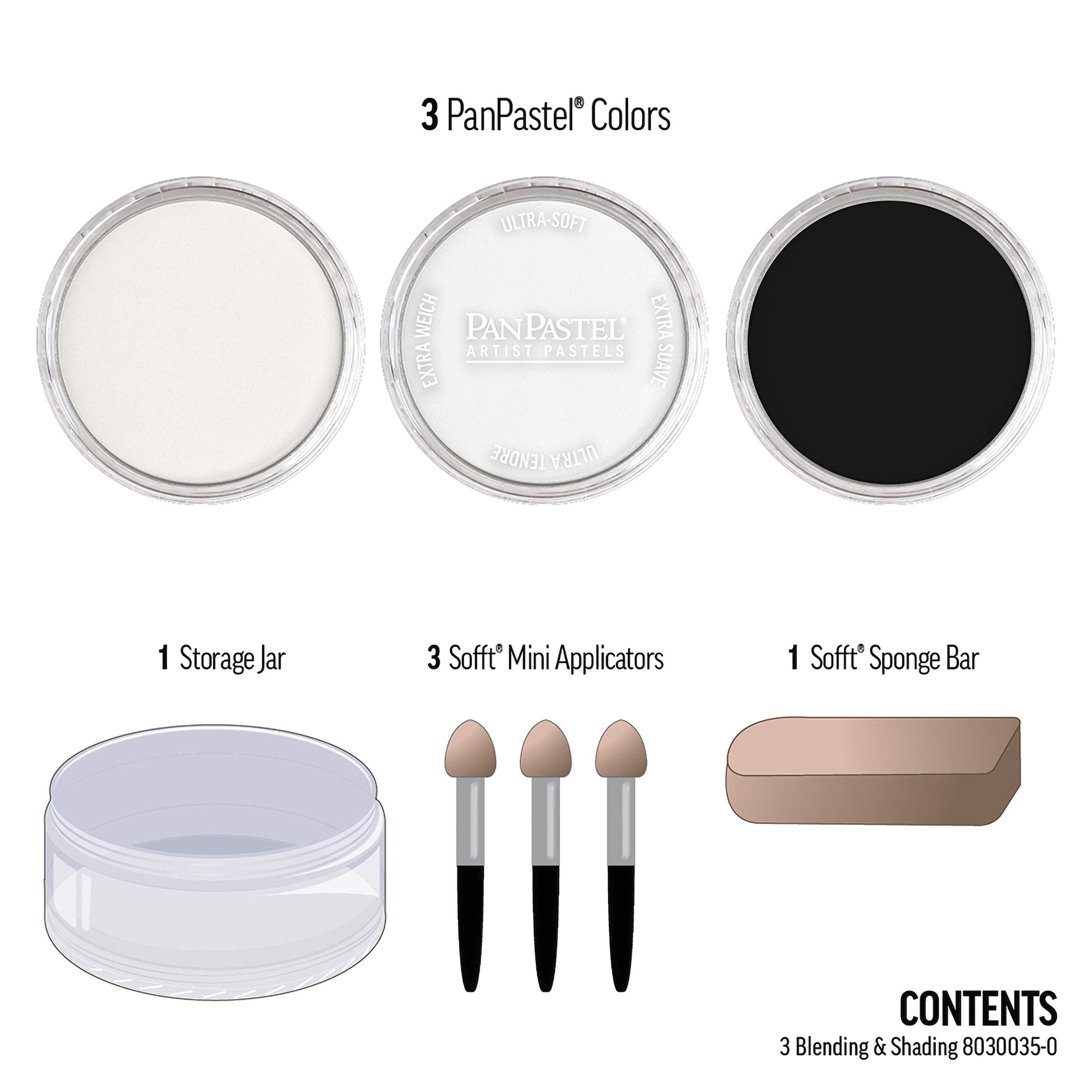 PanPastel Artists' Painting Pastels Set - Blending and Shading, Set of ...