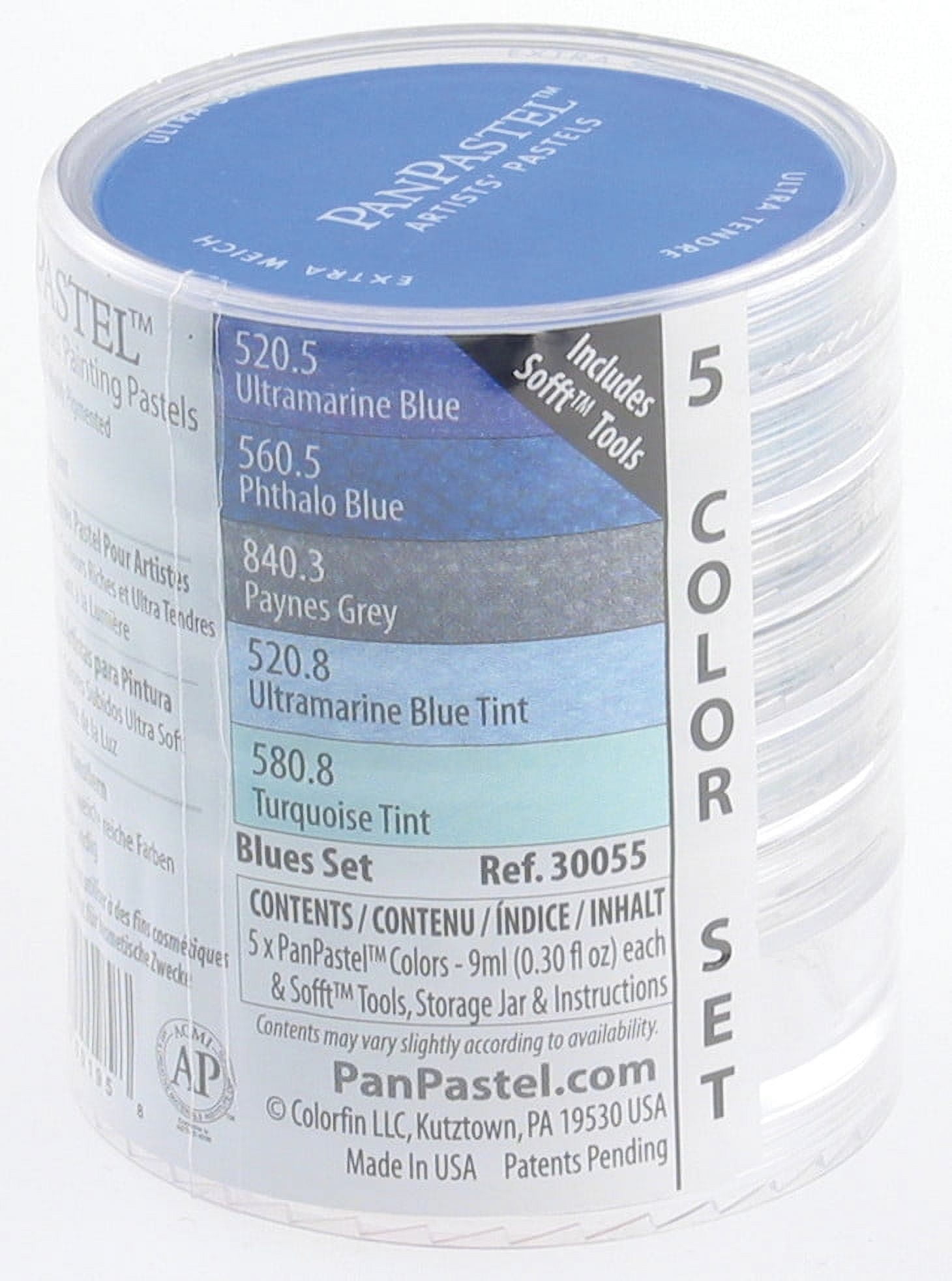 PanPastel Artists’ Painting Pastels Set - Blues, Set of 5 - Walmart.com