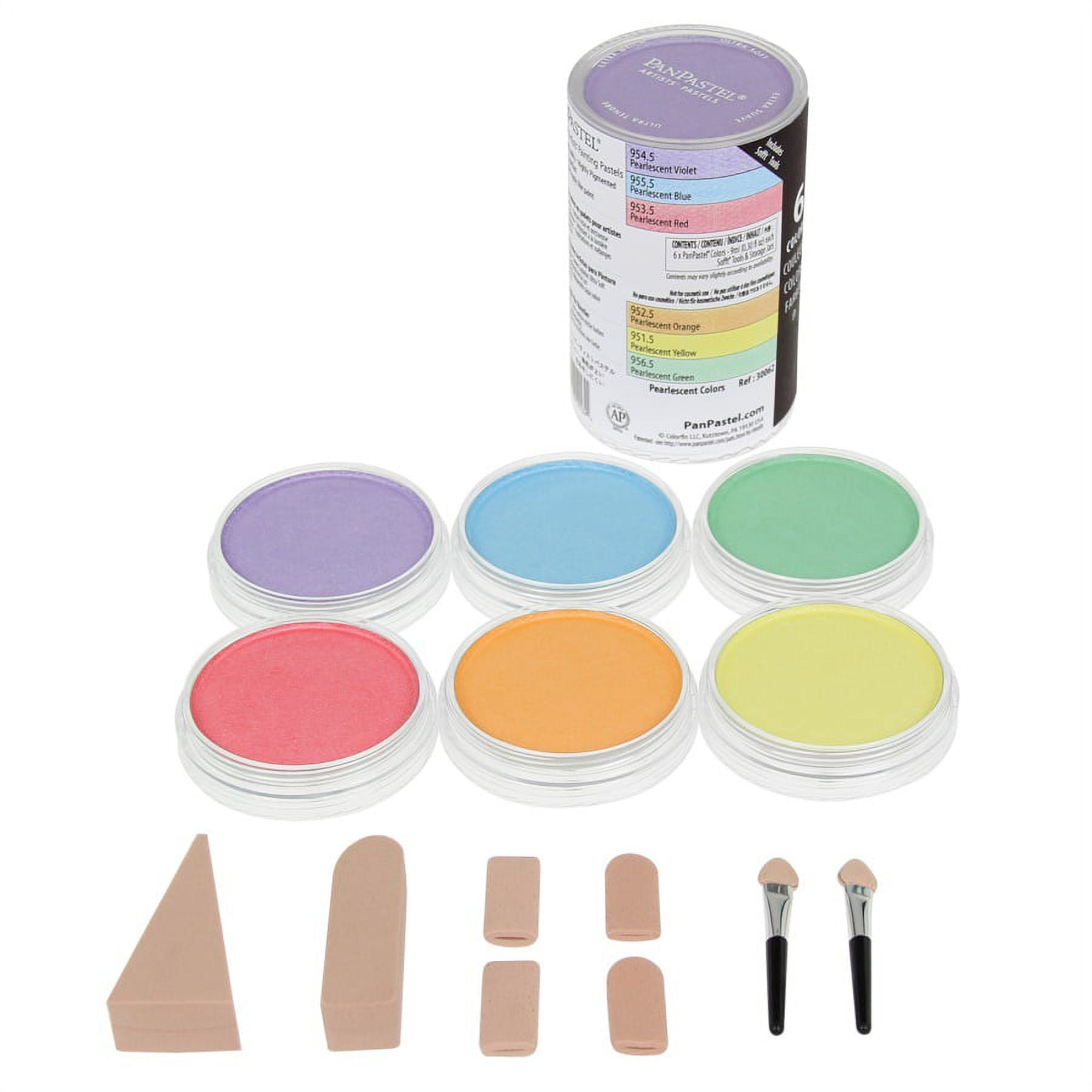 PanPastel Artists’ Painting Pastels Set - Pearlescent Colors, Set of 6 ...