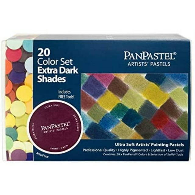 PanPastel® Set, 20-Colors, Extra Dark Shades - Walmart.com