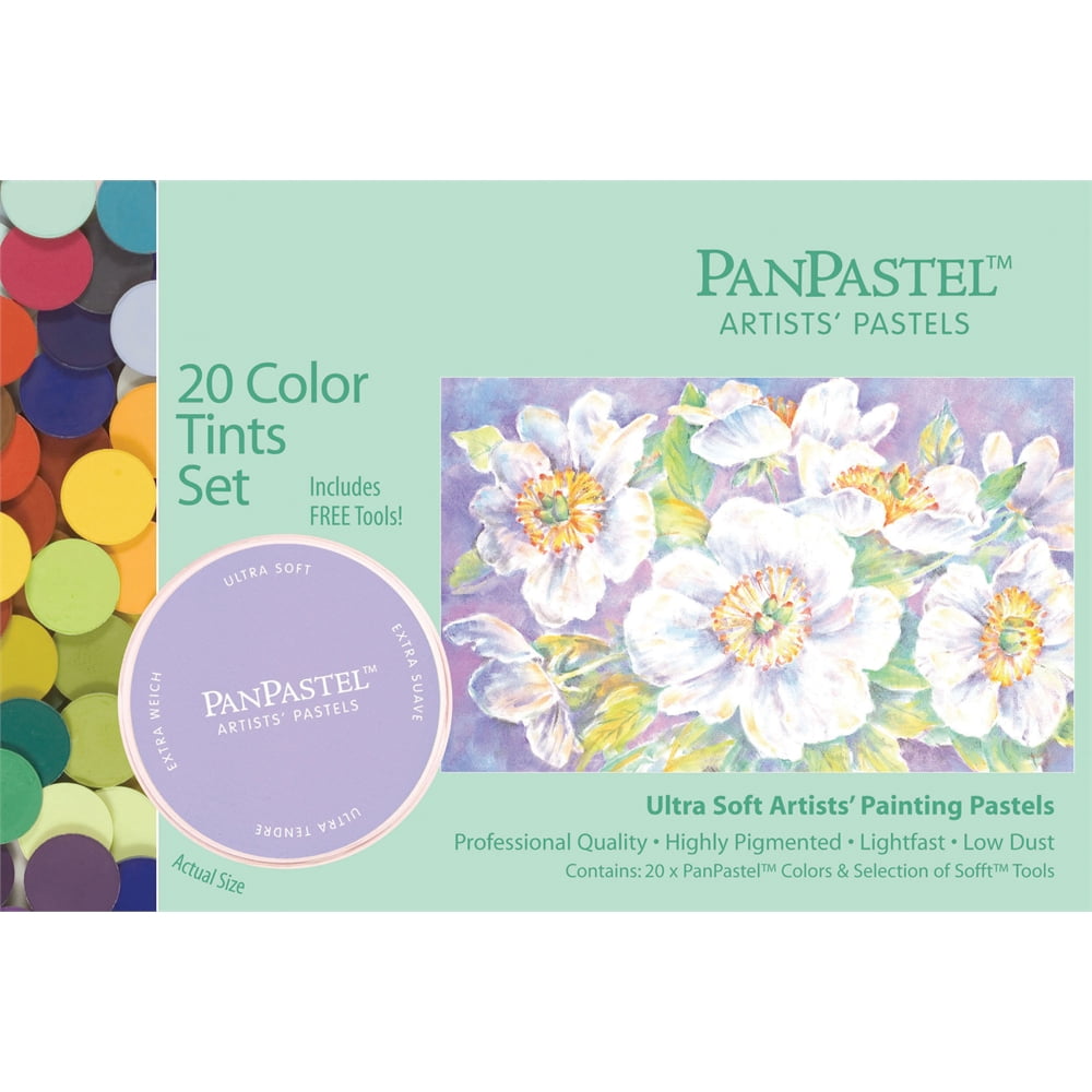PanPastel Tint Pastels (Set of 20) - Walmart.com