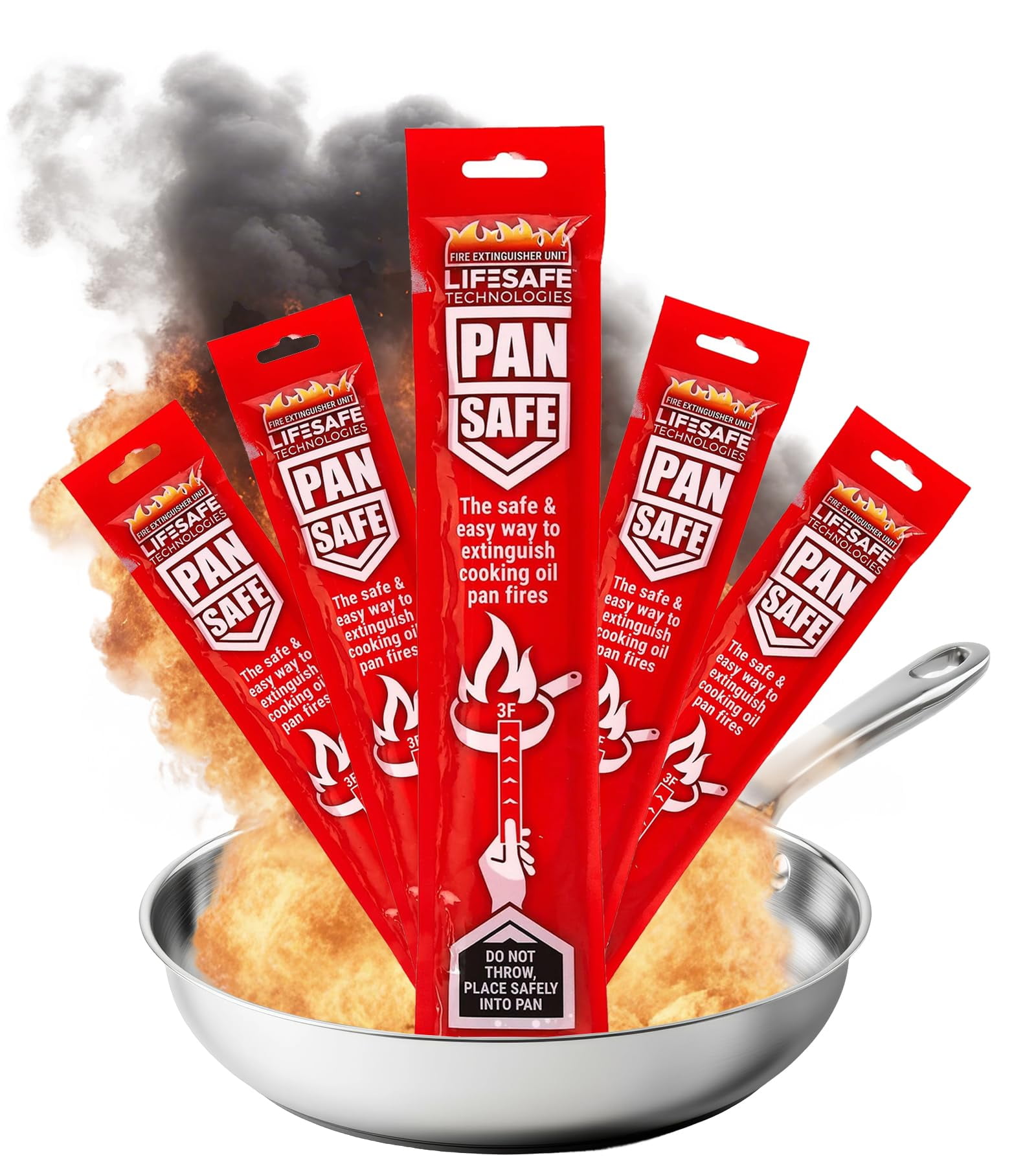 PanSafe Fire Extinguisher by LifeSafe Technologies | Non-Toxic, Non ...