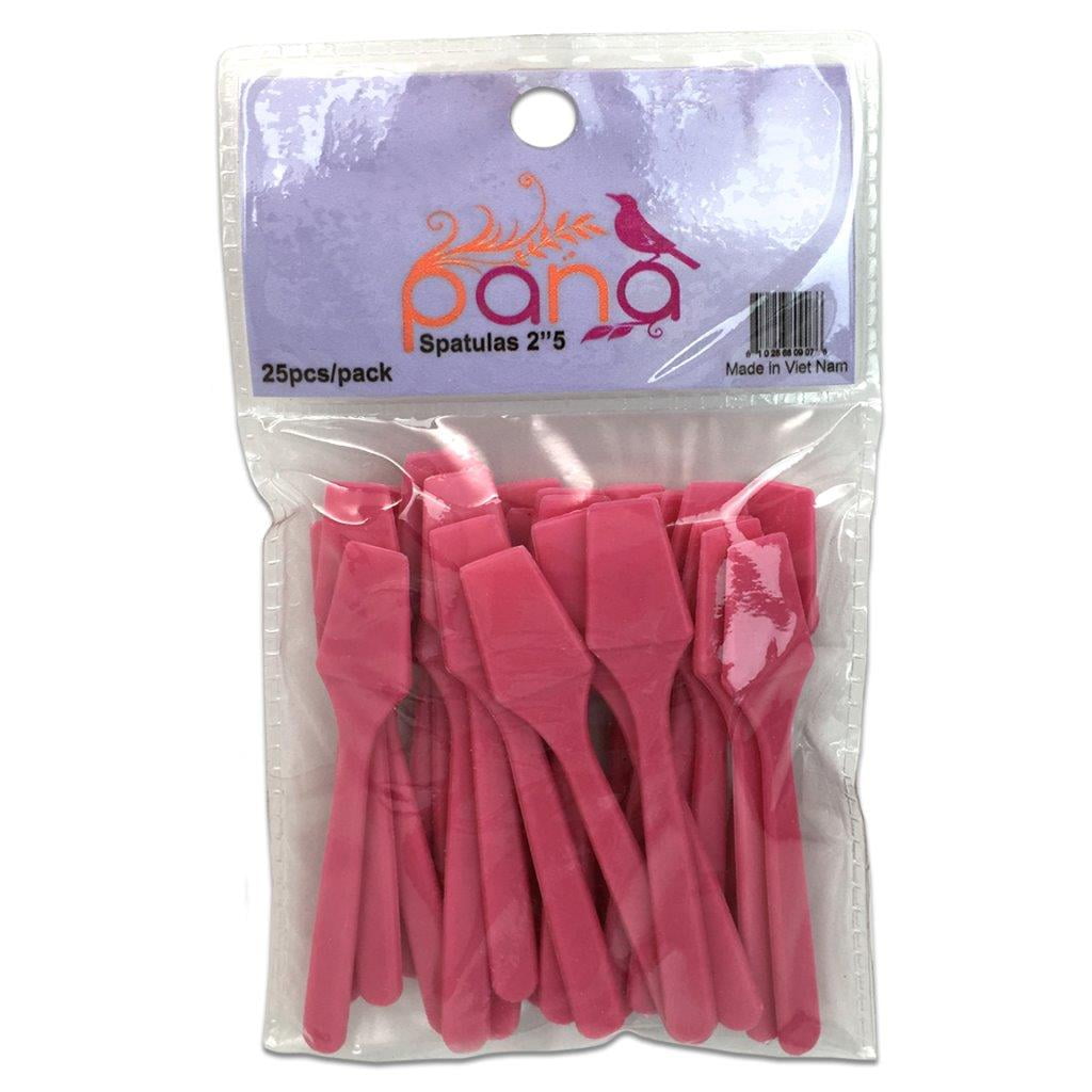 Beauticom Disposable Cosmetic Spatulas, Pink, 50 Pieces, Hygienic ...