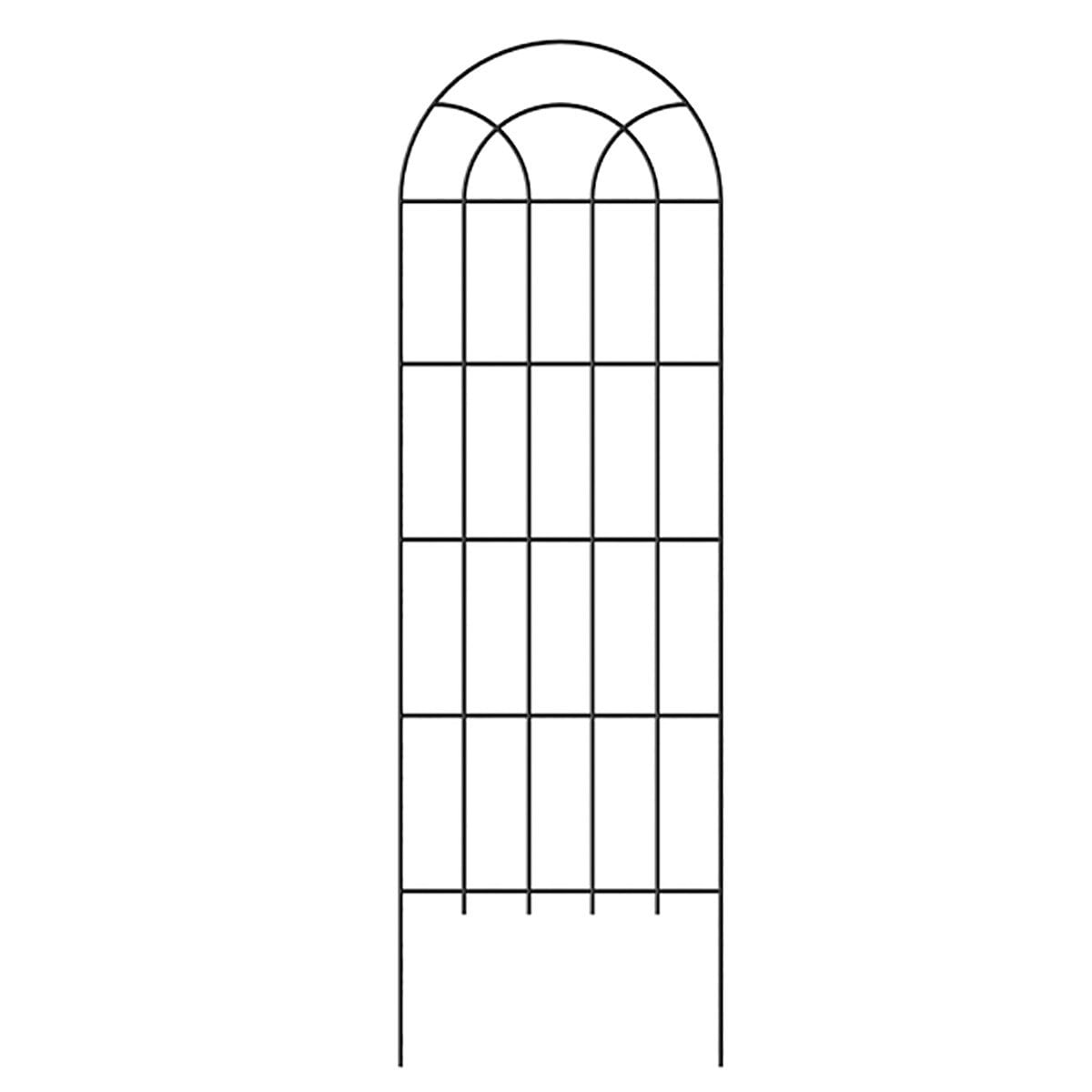 Free Shipping! Panacea Classic Garden Trellis, Black, 72"H - Walmart ...