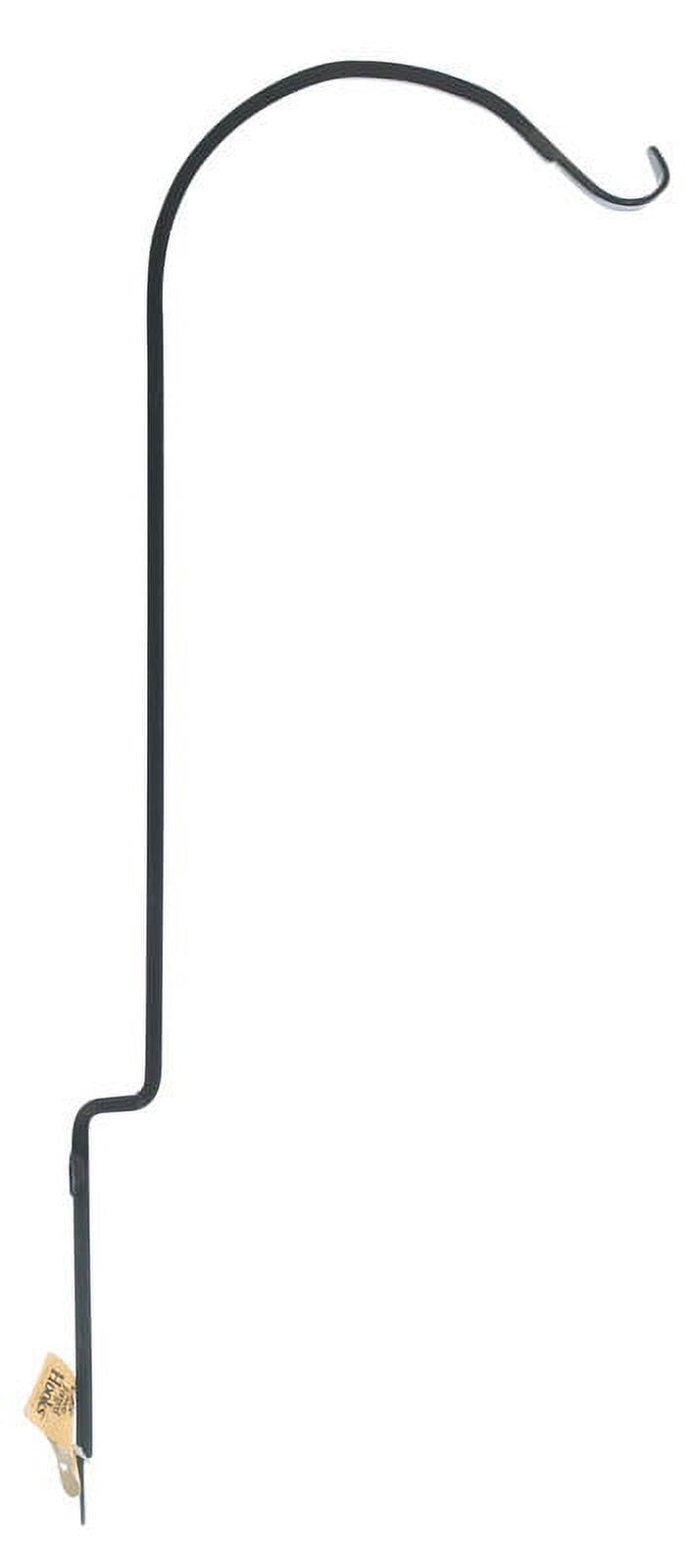 Panacea 36" Black Steel Curved Plant Hook - Walmart Business Supplies