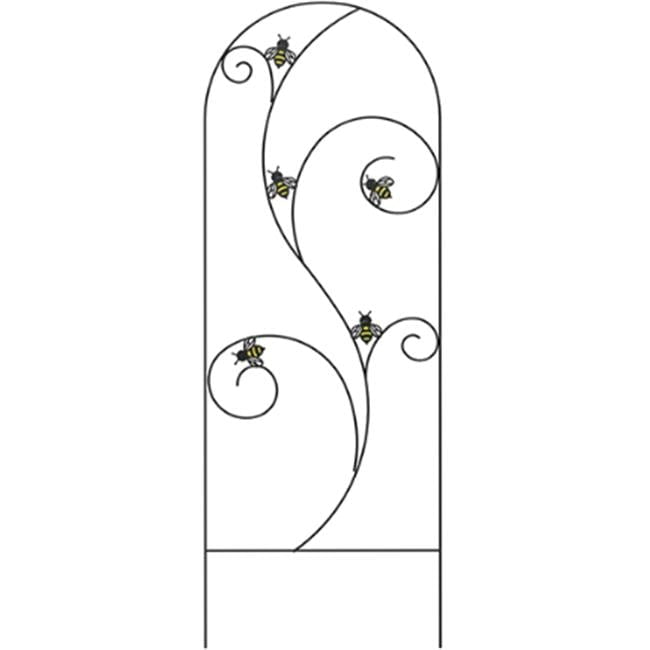 Panacea 66 in. Bee-Concious Garden Black Trellis - Walmart.com