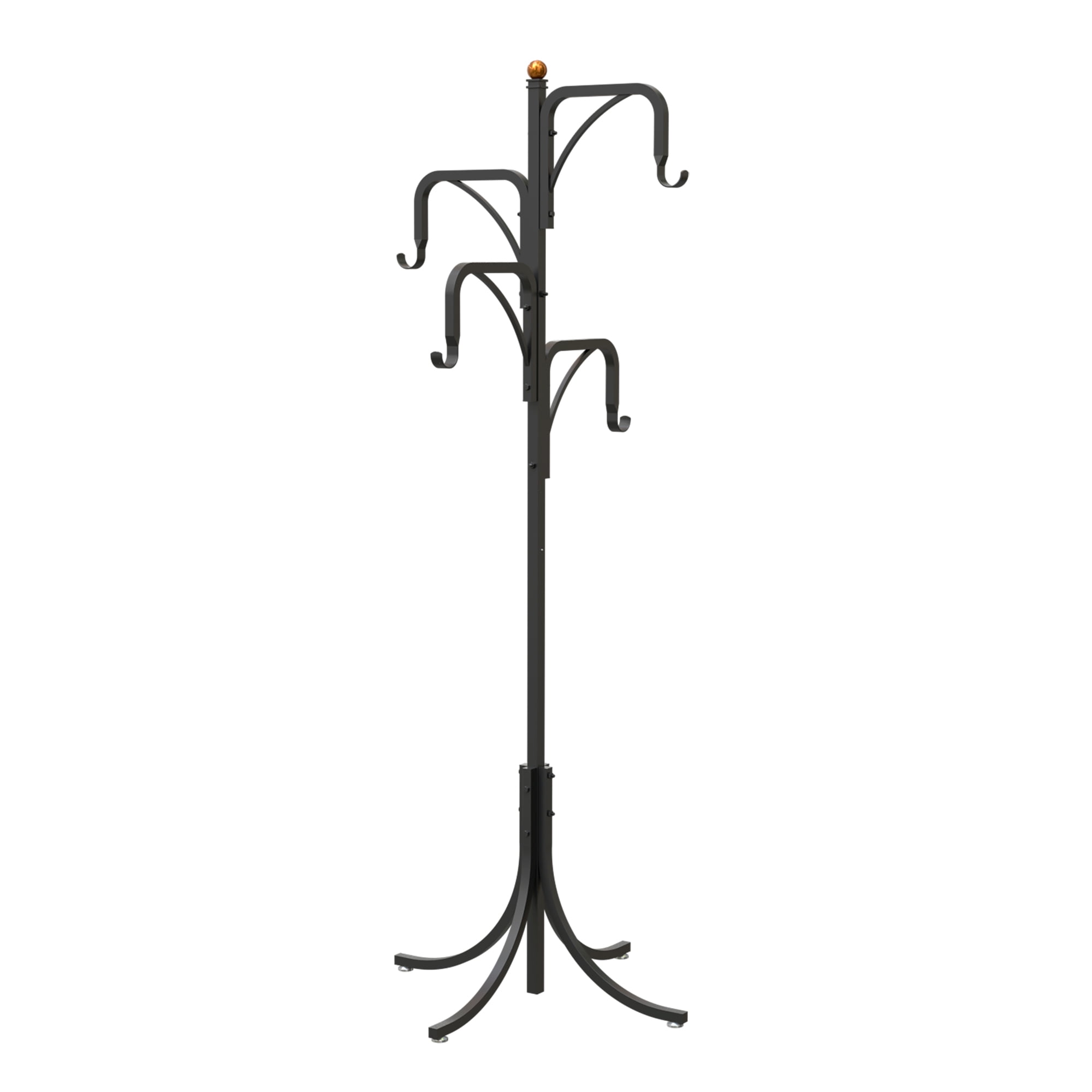 Modern Farmhouse Free Standing Square Tube 4-Way Basket Hanger ...