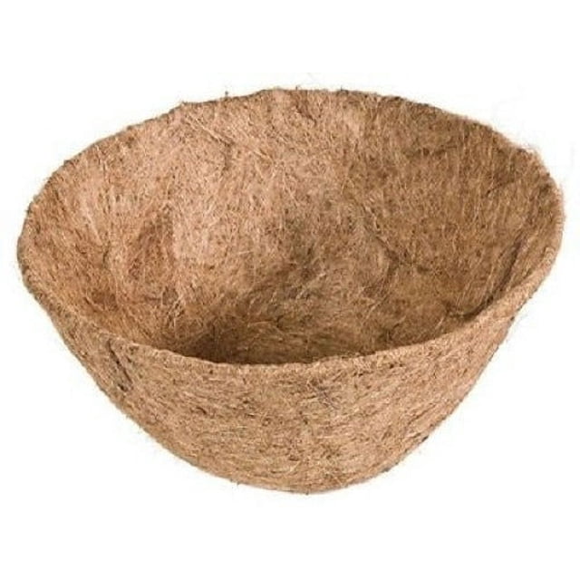 Panacea 88594 18" Round Coco Fiber Hanging Basket Planter Liner ...
