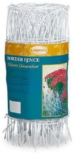 Panacea 89307 14" H x 20' L White Arch Top Garden Border Fence ...