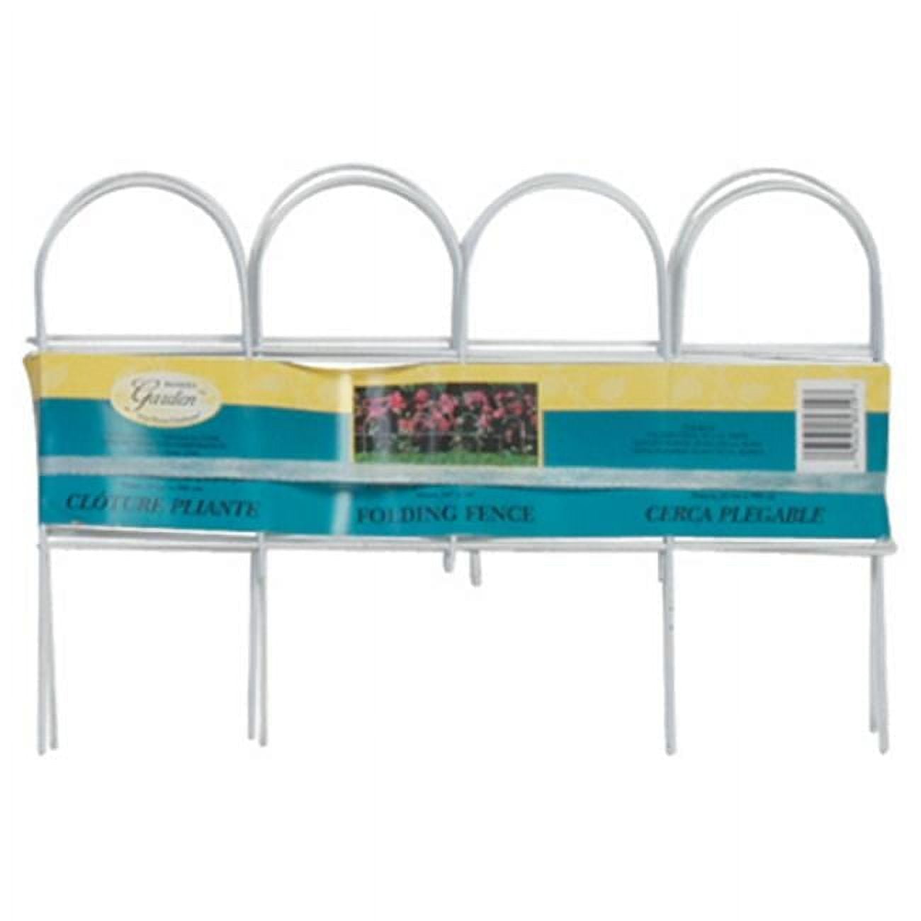 Panacea 89319 Arch Folding Fence - White - Walmart.com