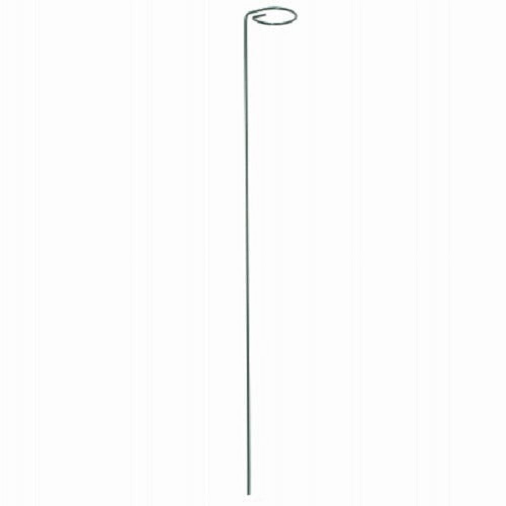 Panacea 89325GT 18" x 1-1/4" Single Loop Green Metal Plant Support ...