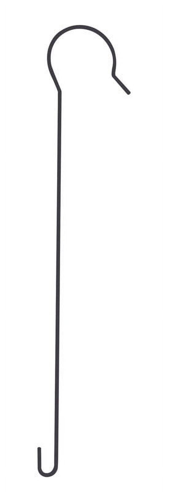 Panacea Black Steel Outdoor 36in. S-Hook Plant Hook- Hanger for Hanging ...