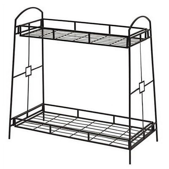Panacea Contemporary Two-Tier Plant Stand, Black, 32"H - Walmart.com