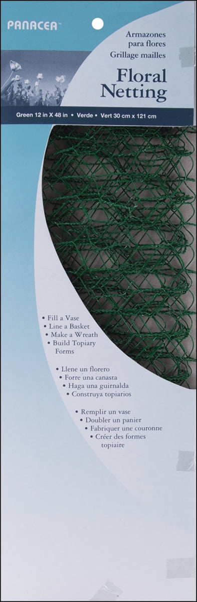 Panacea Floral Netting 12"X18"-Green - Walmart.com