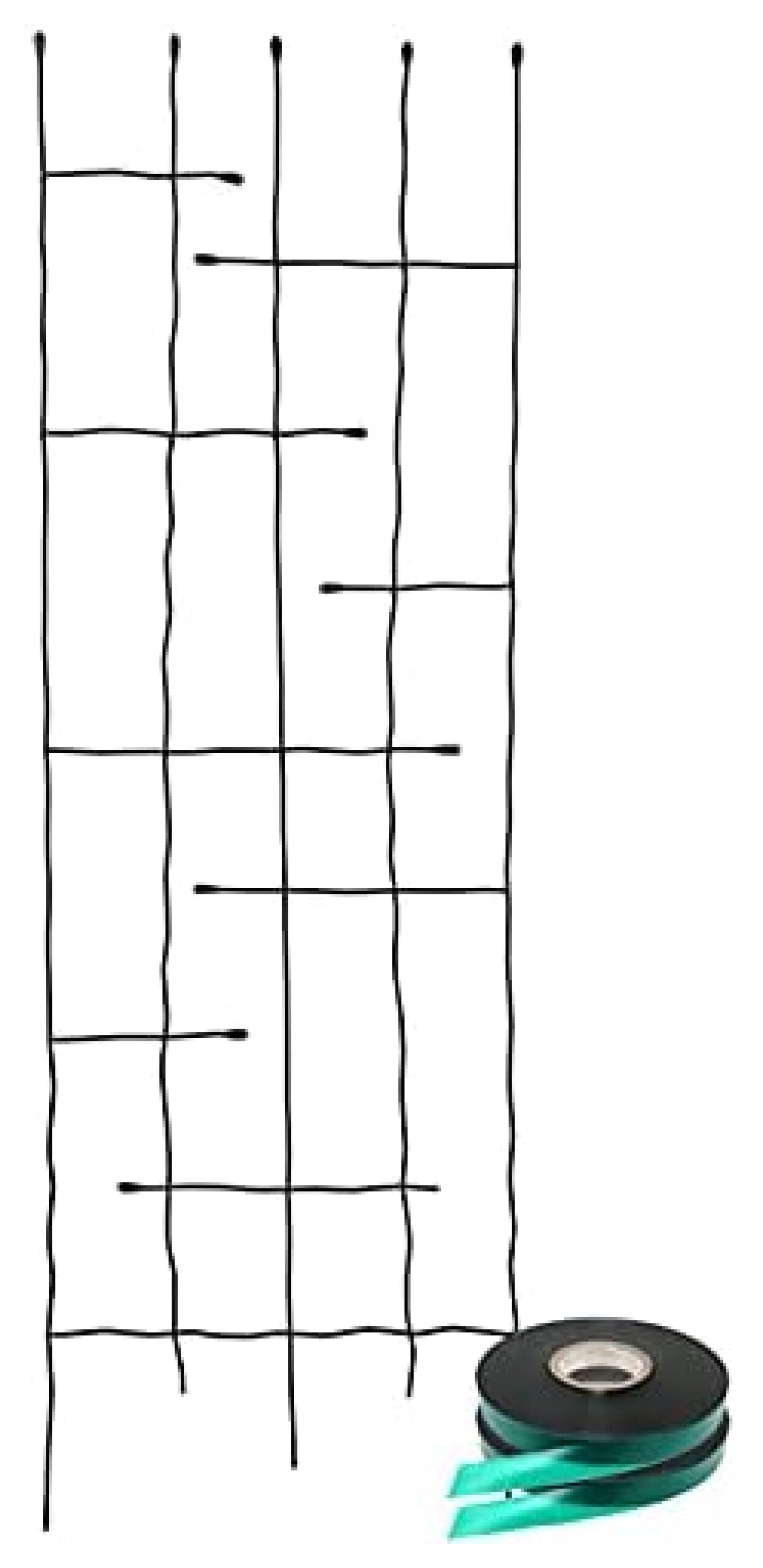 Panacea Forged Twig & Leaf Trellis with Stretch Tie Wrap Kit - Walmart.com