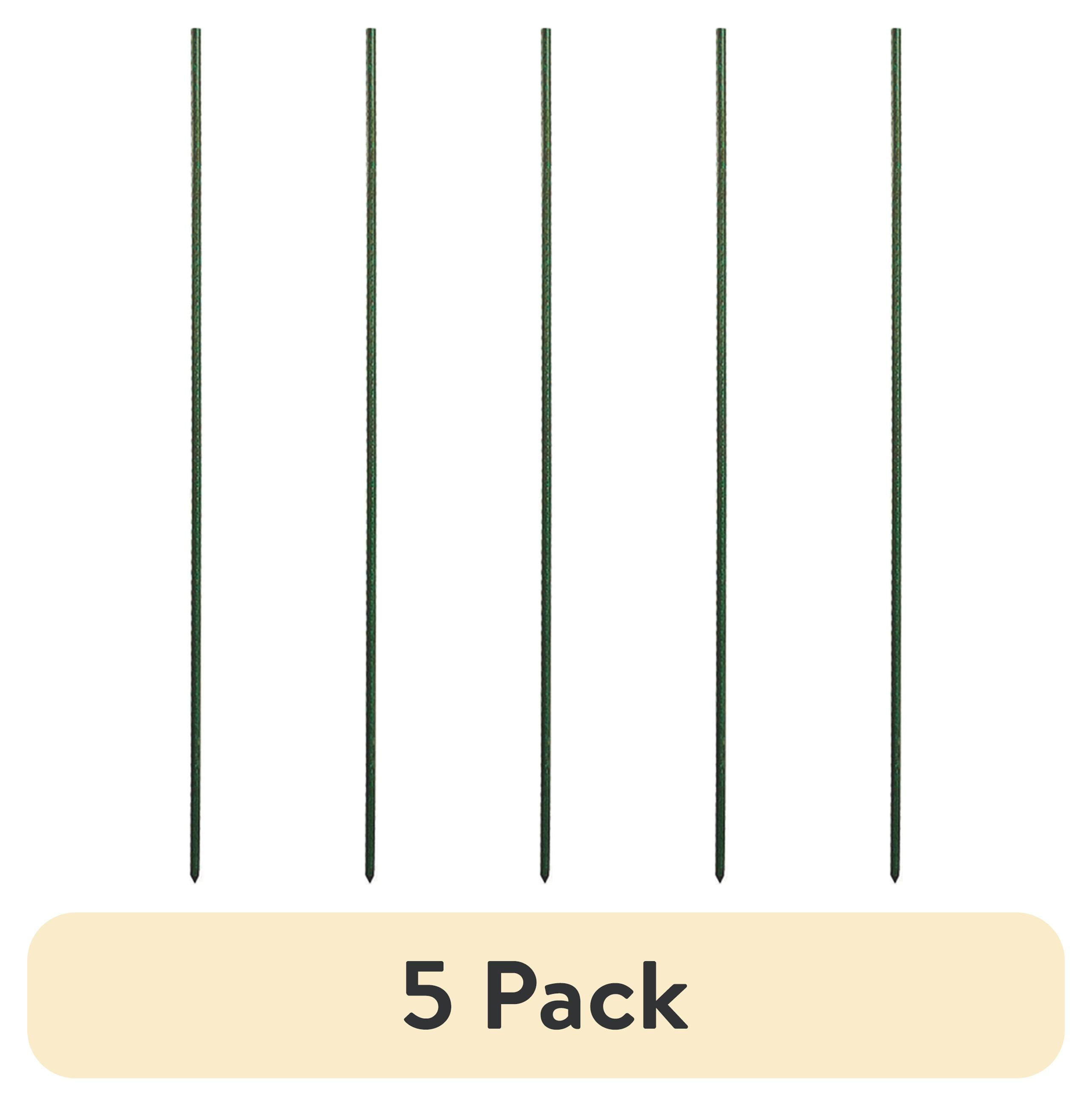 (5 pack) Panacea Heavy Duty Sturdy Metal Plant Support Stake, 6 Foot ...