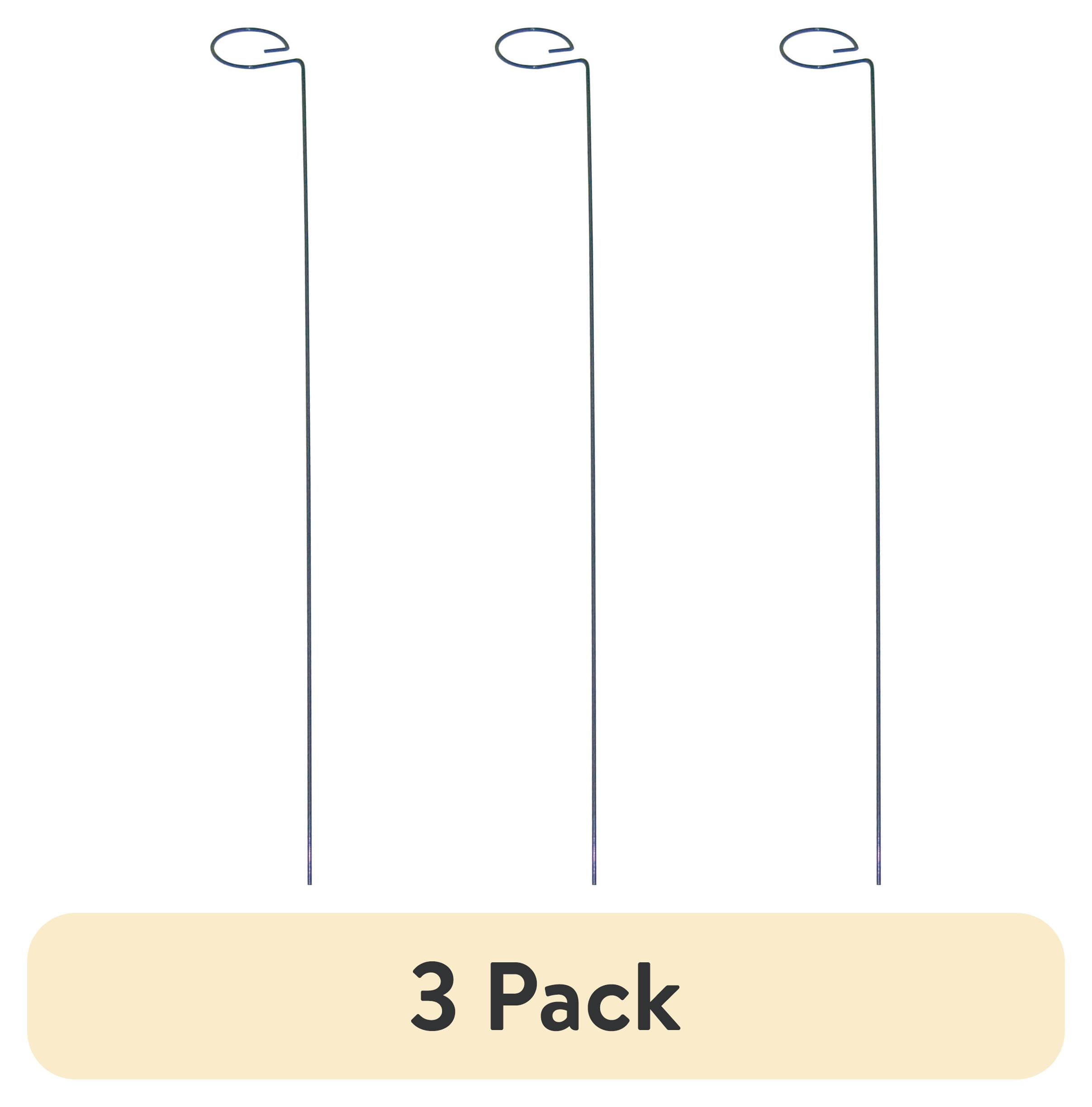 (3 pack) Panacea Plant Support, Green Powder-Coated Steel Plant Hoop ...