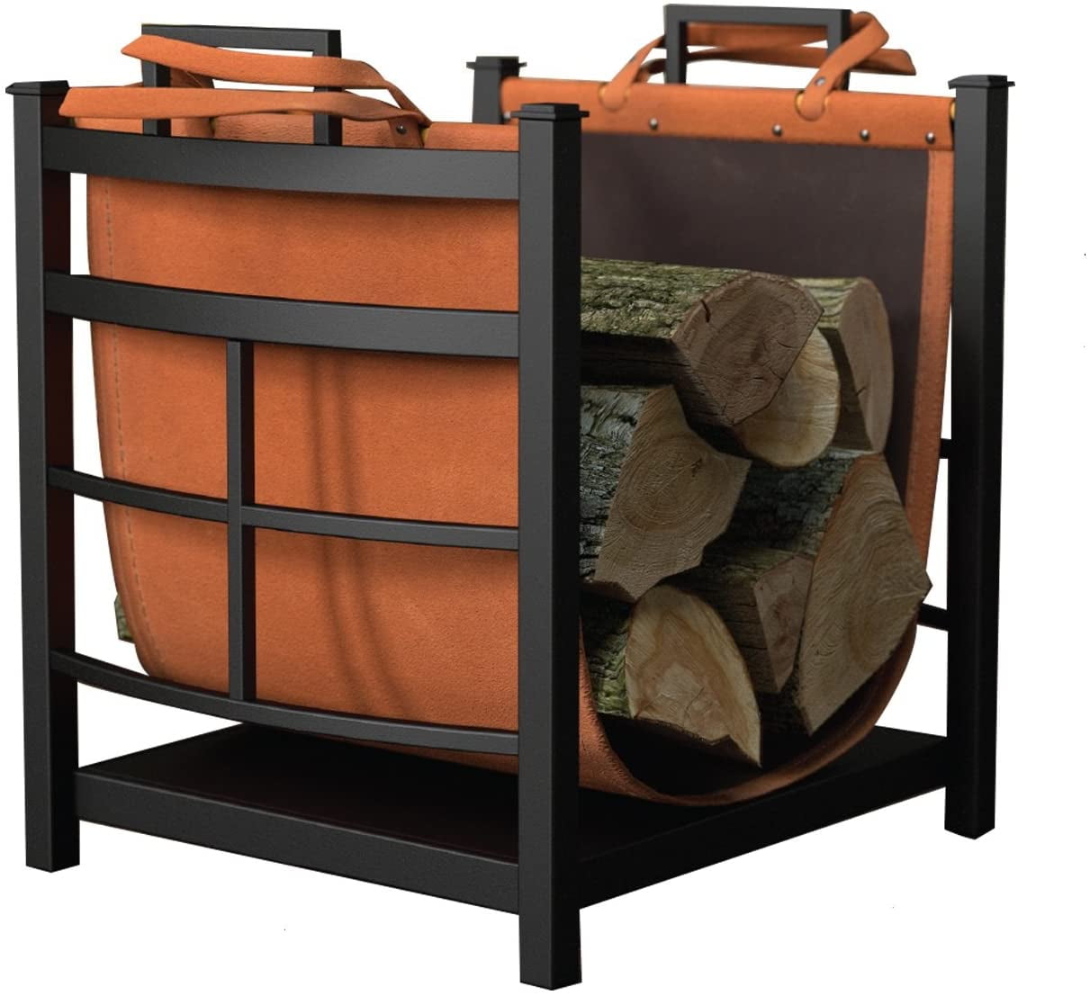 Panacea Products 15245 Mission Log Bin with Log Carrier,green - Walmart.com