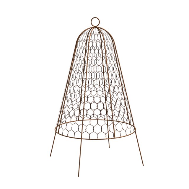 Panacea Products 31" h x 24" w Scroll & Finial Garden Edge, Black Fences - Walmart.com