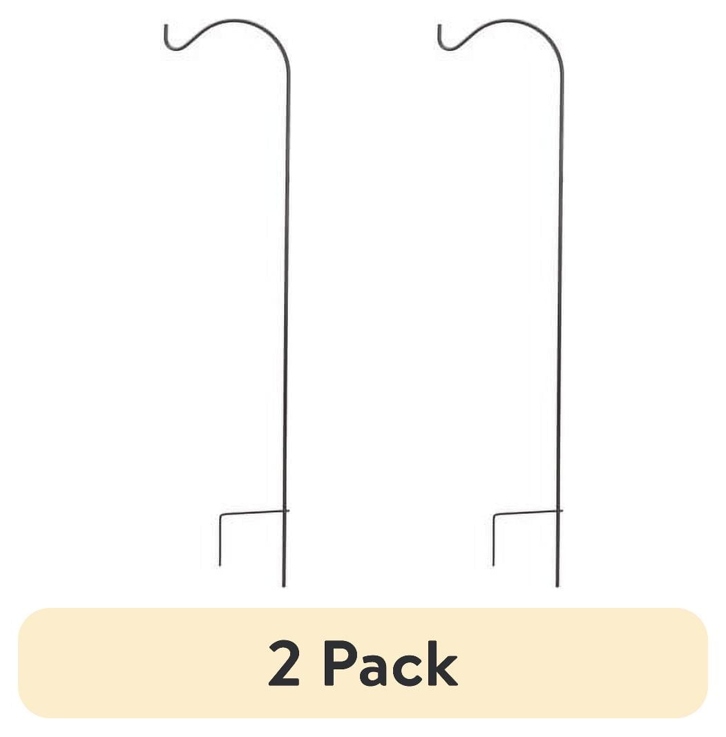 (2 pack) Panacea Products Metal 48" Garden Shepherd Hook, Powder Coated ...
