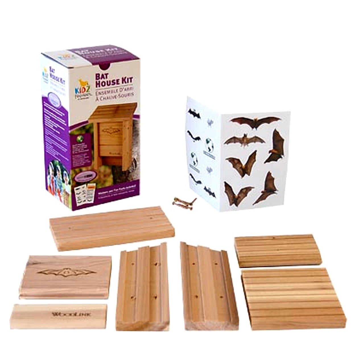 Panacea Products Woodlink Bat House DIY Craft Kit, 15 Bats - Walmart.com