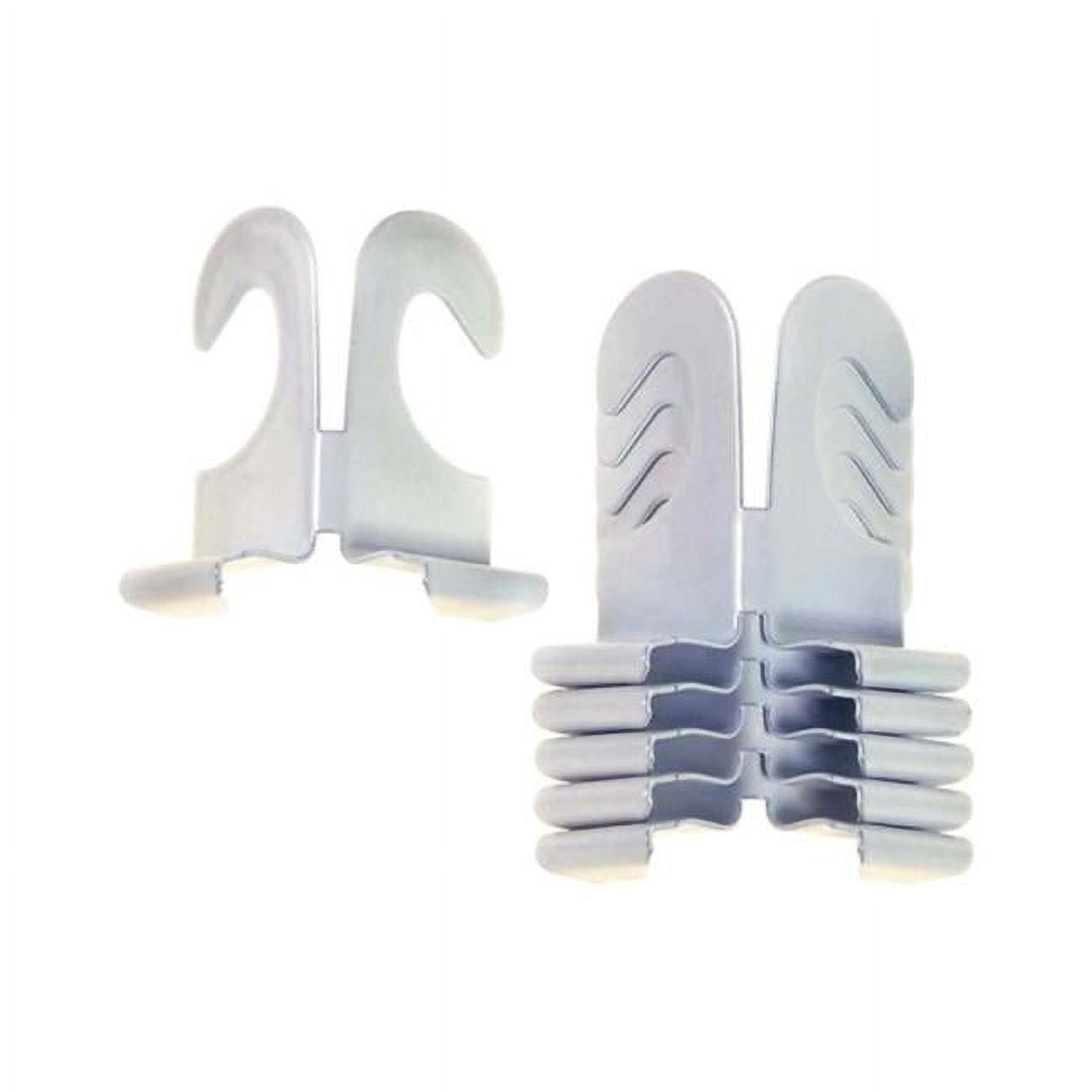 Panacea White Steel 2 in. H Sturdy Track Hooks 6 pk - Walmart.com