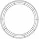Panacea Wire Wreath Frame, Green, 20" - Walmart.com
