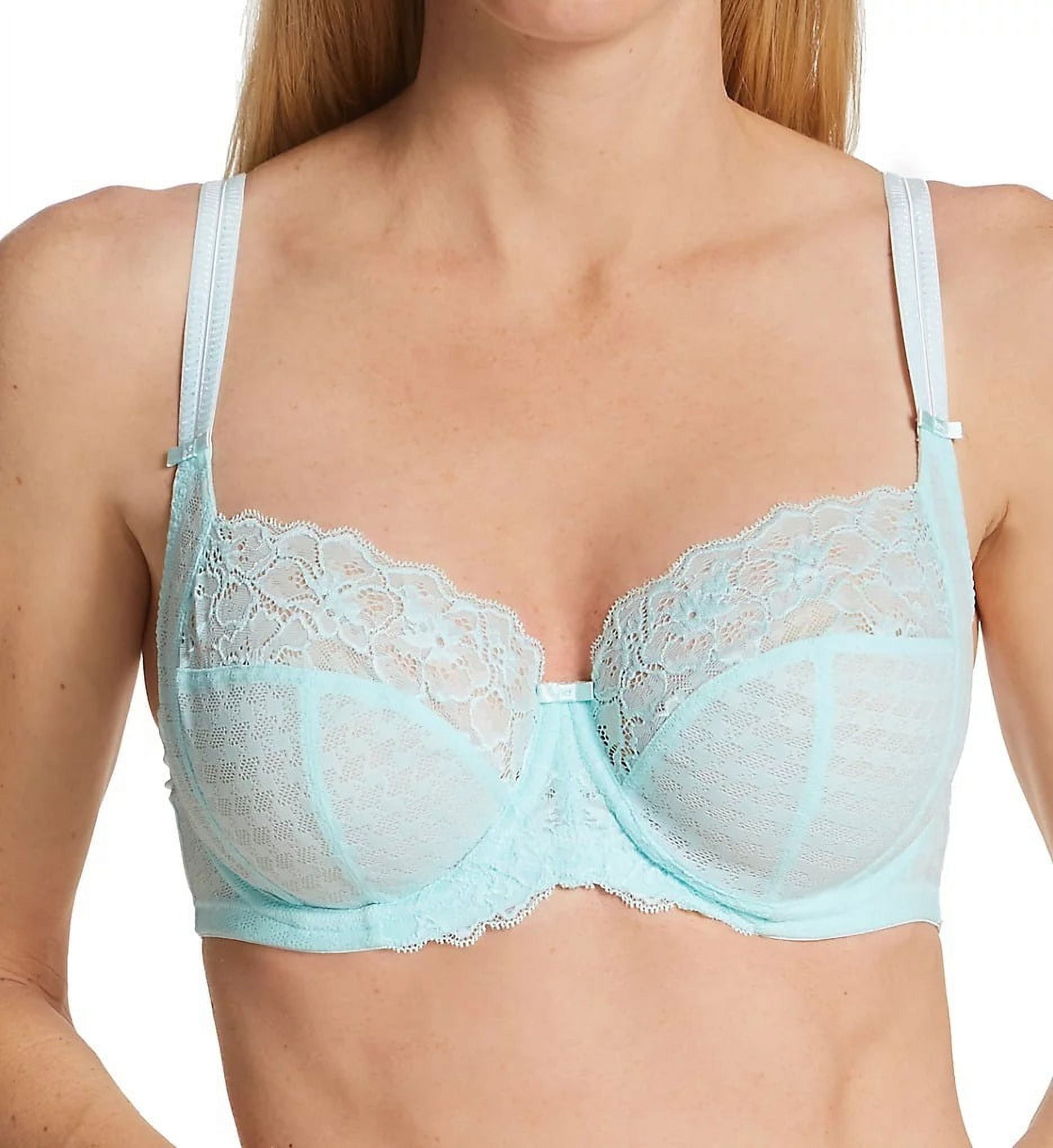 Panache Envy Balcony Underwire Bra (7285),30GG,Ice Blue - Walmart.com