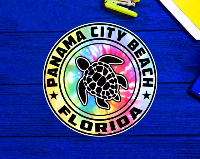 Panama City Beach Florida Beach Sticker Decal Sticker Sea Turtle Phone ...