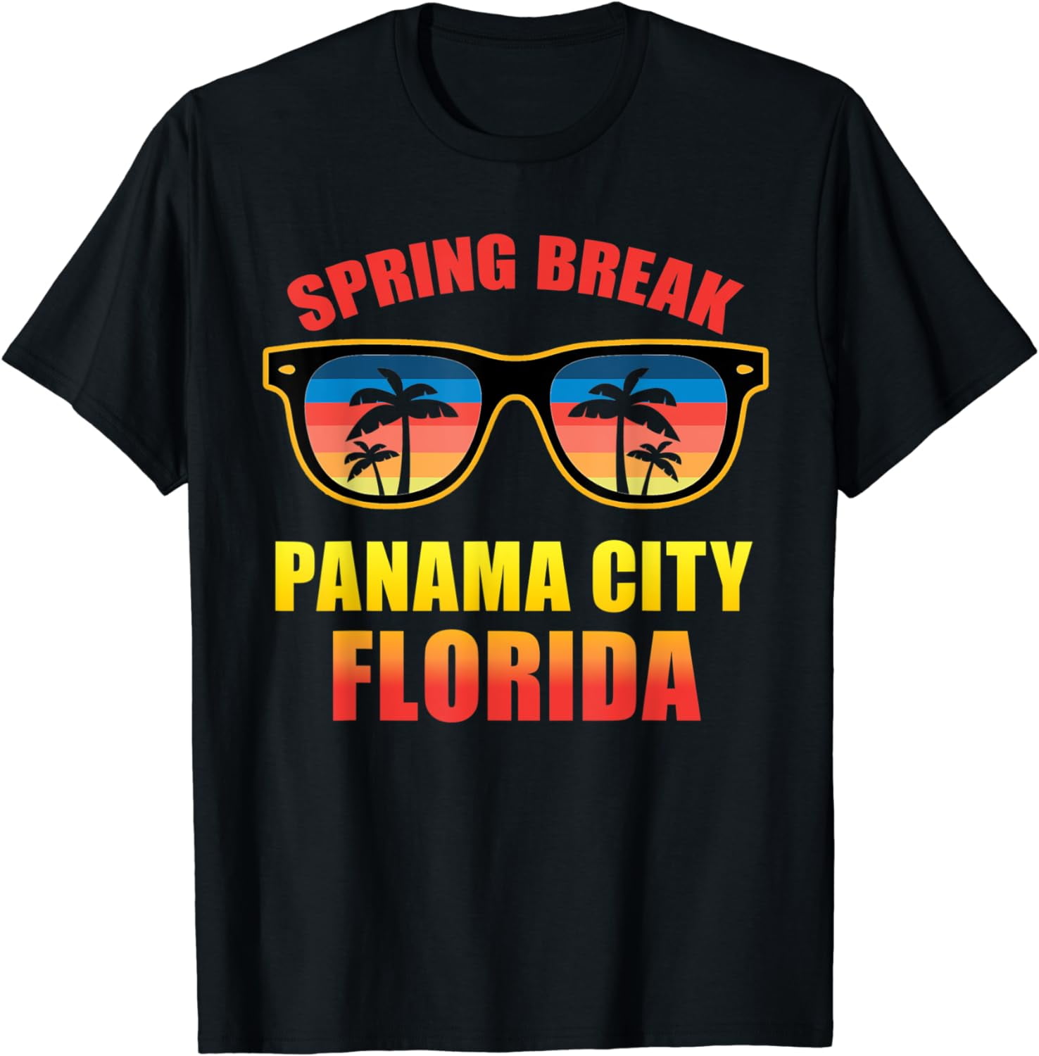 Panama City Beach Trip 2023 Florida Spring Break Sunset T-Shirt ...