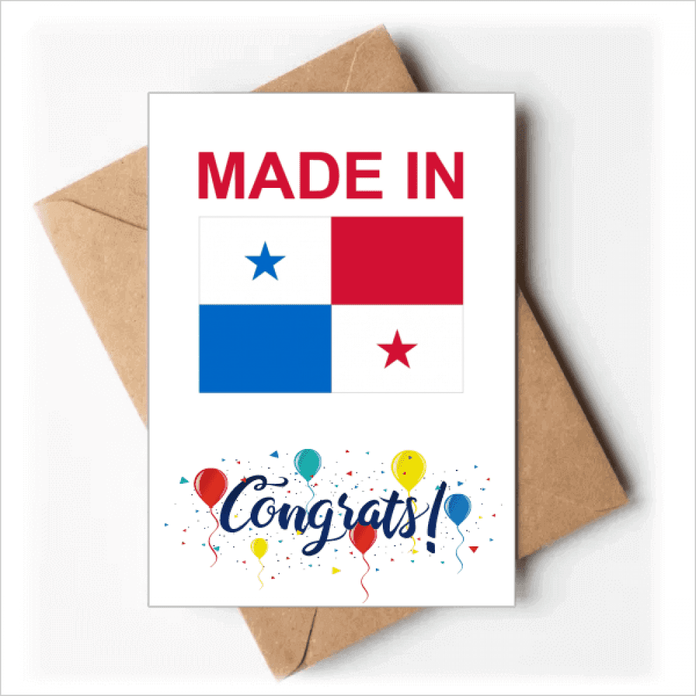 Panama Country Love Wedding Cards Congratulations Greeting Envelopes ...