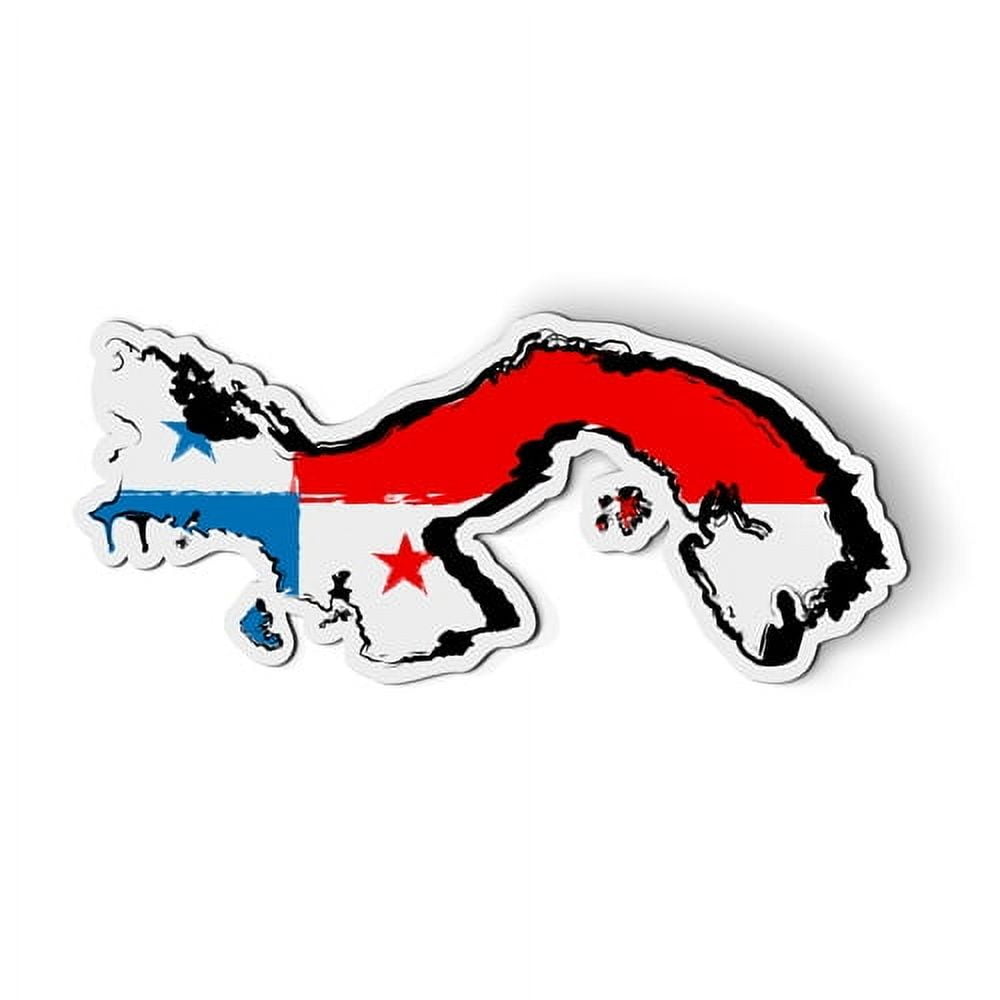 Panama Country Shape Flag - 5" Magnet for Car Locker Refrigerator ...