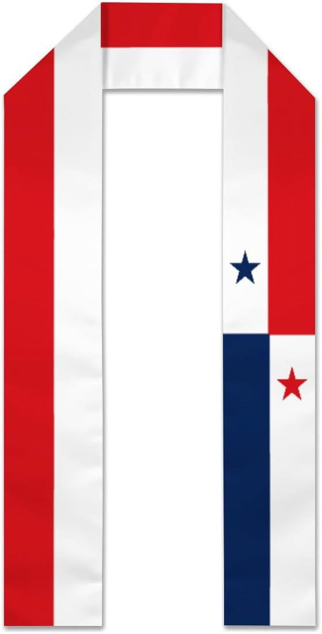 Panama Flag Graduation Stole Graduate Shawl Sash Scraf Gift For Abroad ...