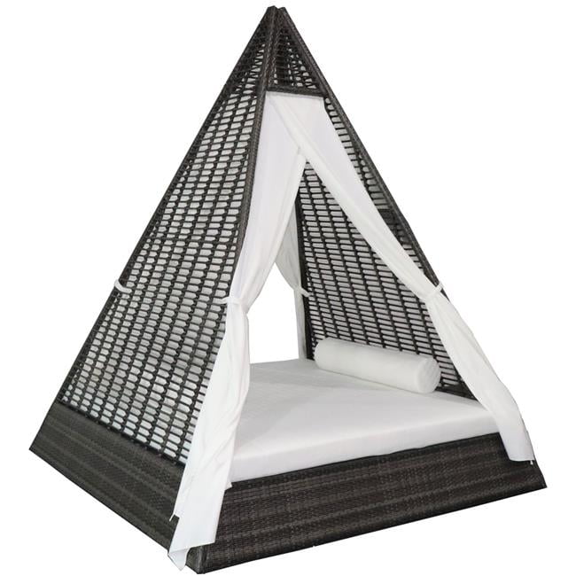 Panama Jack PJO-5200-GRY-PR 102 x 79 x 79 in. Helios Daybed, Gray ...