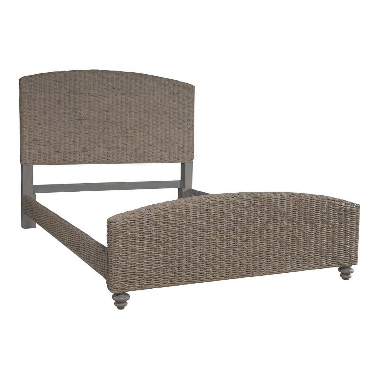 Panama Jack Coastal Twisted Banana Leaf and Plywood King Woven Bed in ...