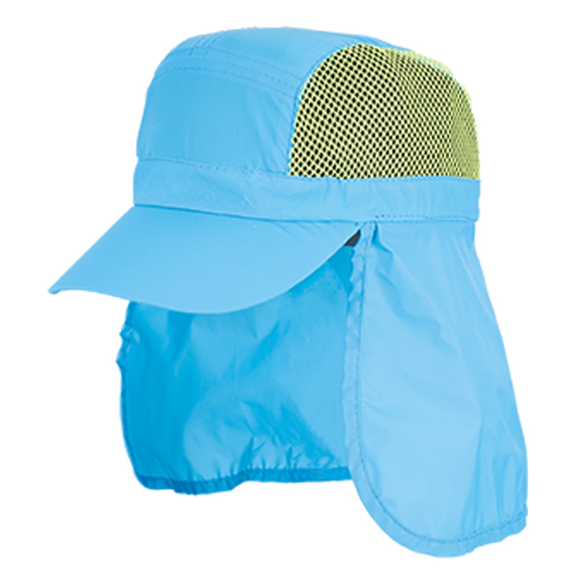 Panama Jack Kids Beach Hat - Nylon & Mesh, Sun Shield Neck Flap ...