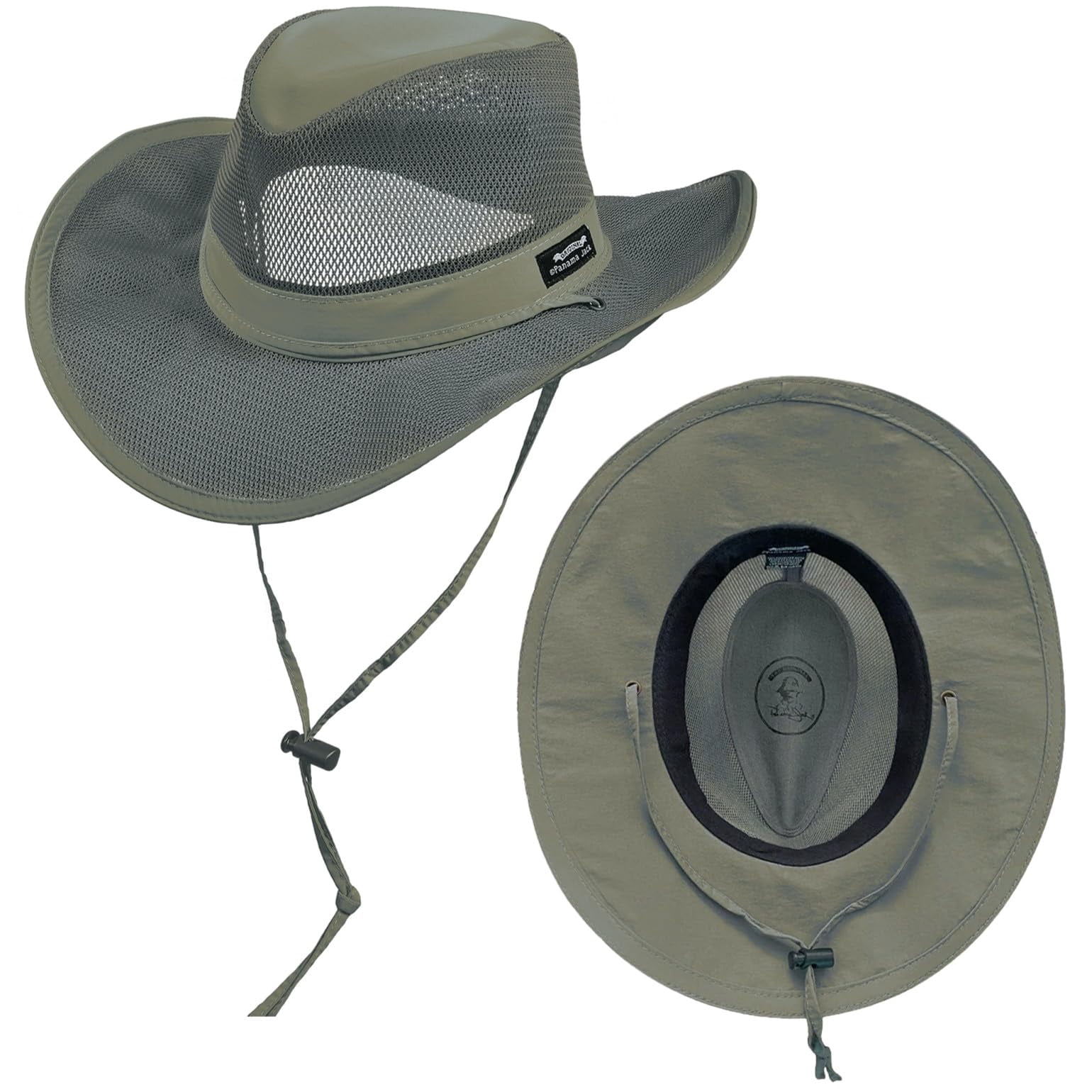 Panama Jack Mesh Crown Safari Hat, SPF 50+, UPF UV Sun Protection ...